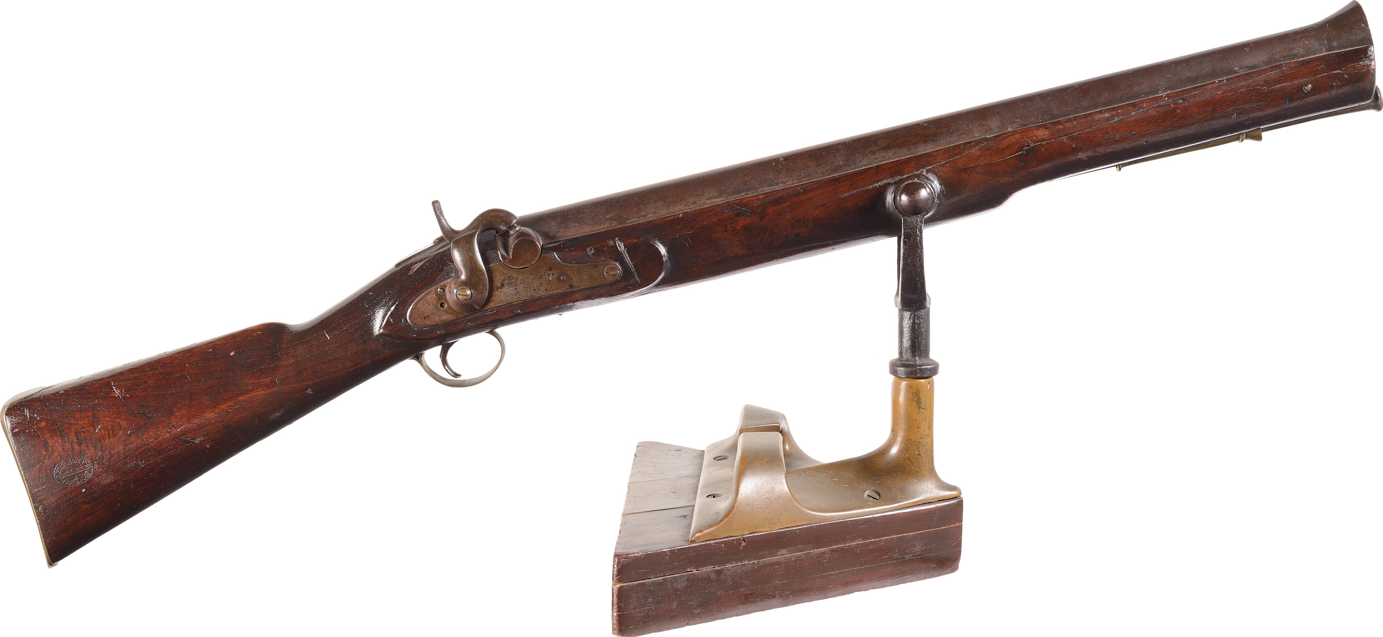 1851 Dated British Percussion Swivel Gun | Rock Island Auction