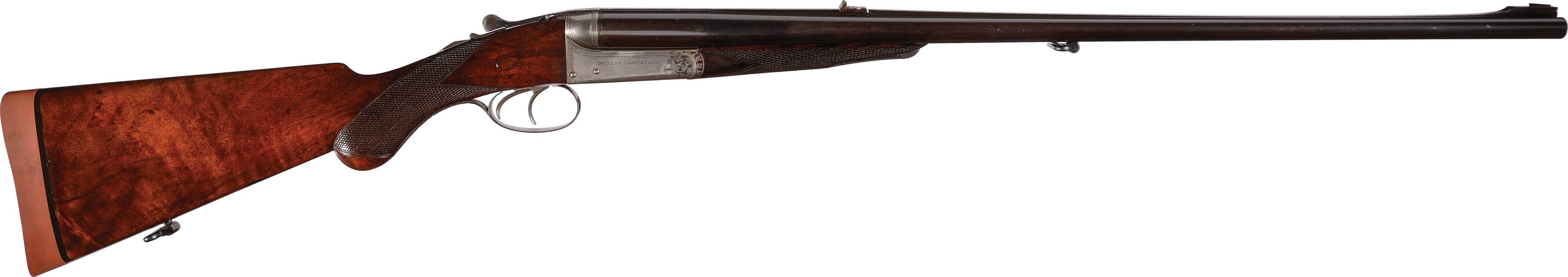 Charles Lancaster Grade B Double Rifle in .475 Nitro Express | Rock ...