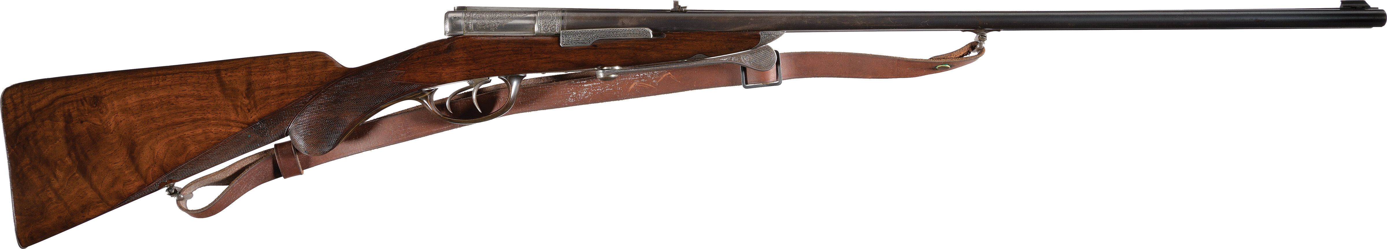 Factory Engraved Franz von Dreyse Underlever Double Rifle | Rock Island ...