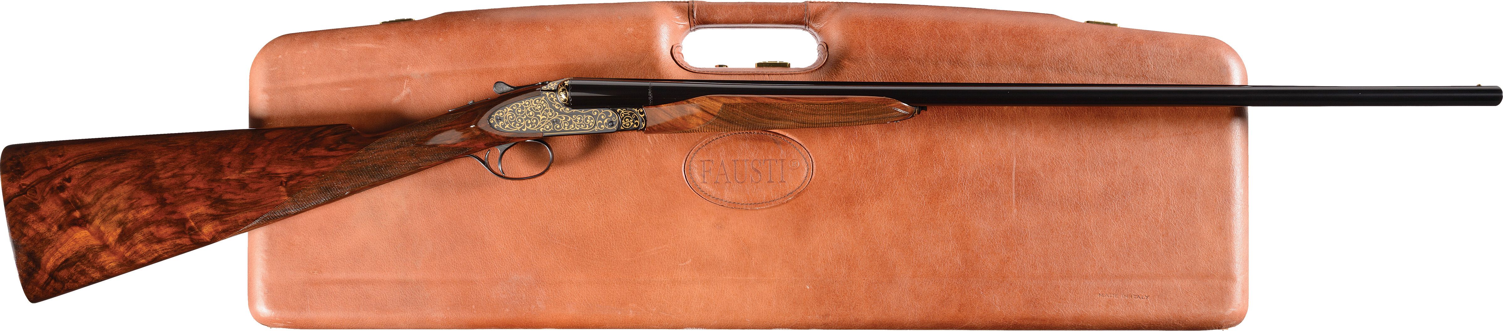 Fausti 28 Gauge DEA British SL "Theme 7" Double Barrel Shotgun | Rock ...