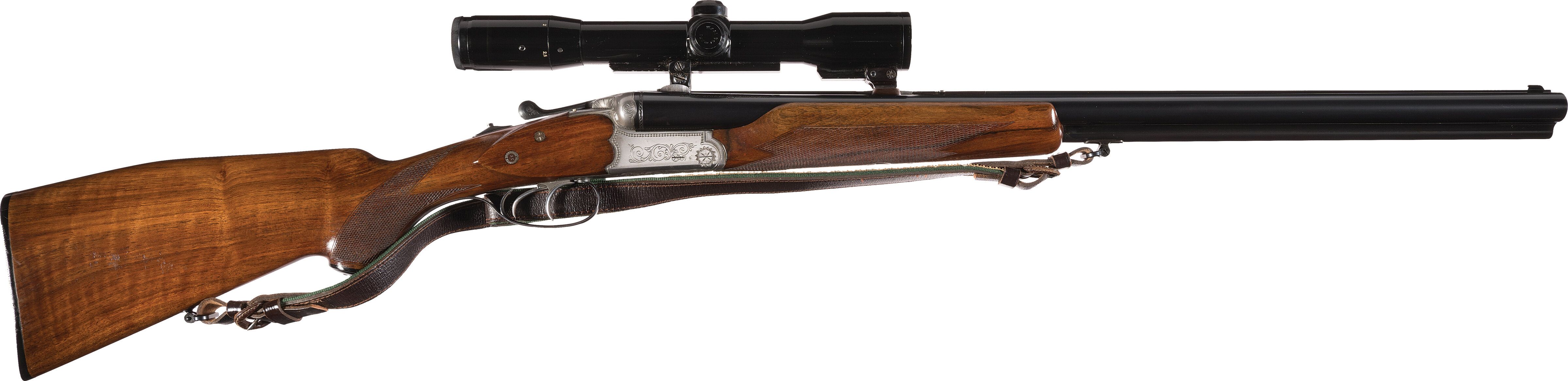 Engraved J. P. Sauer & Sohn Model 3000 Drilling with Zeiss Scope | Rock ...