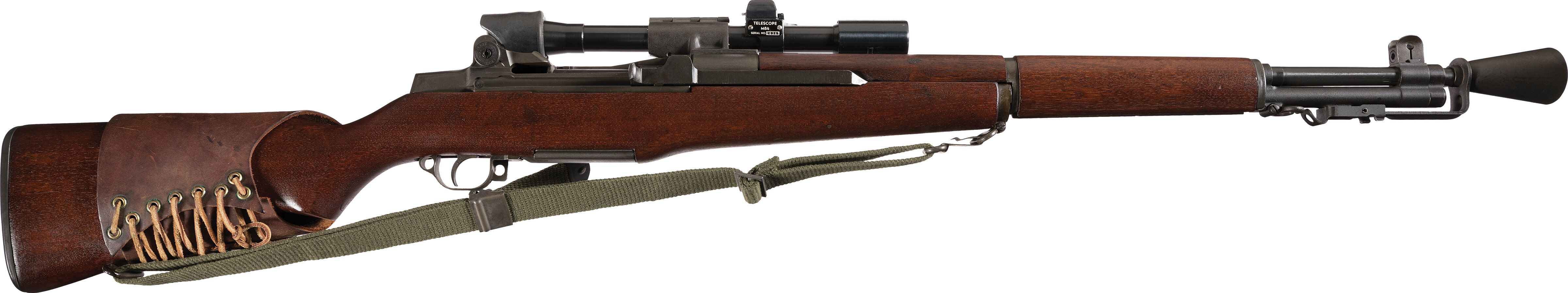 U.S. Springfield M1D Garand Sniper Rifle with M84 Scope and Box | Rock ...