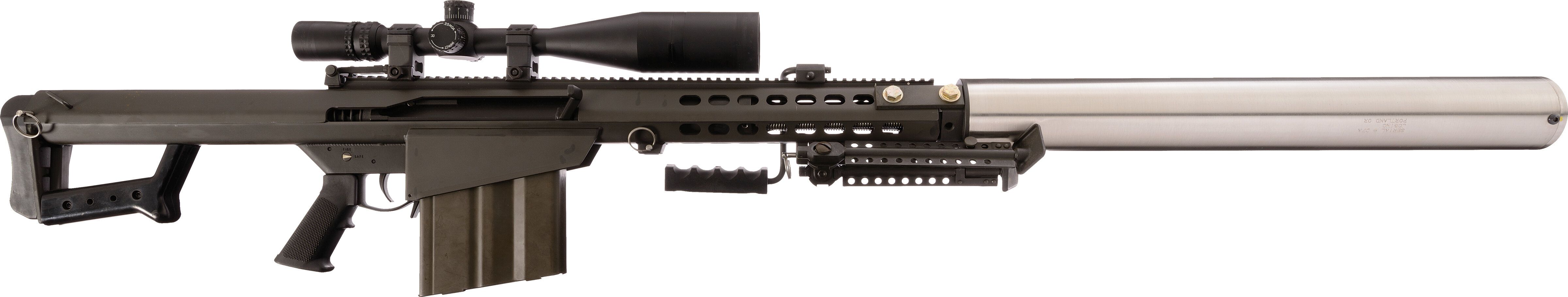 Barrett Model 82A1 Rifle with Class III/NFA Silencer | Rock Island Auction