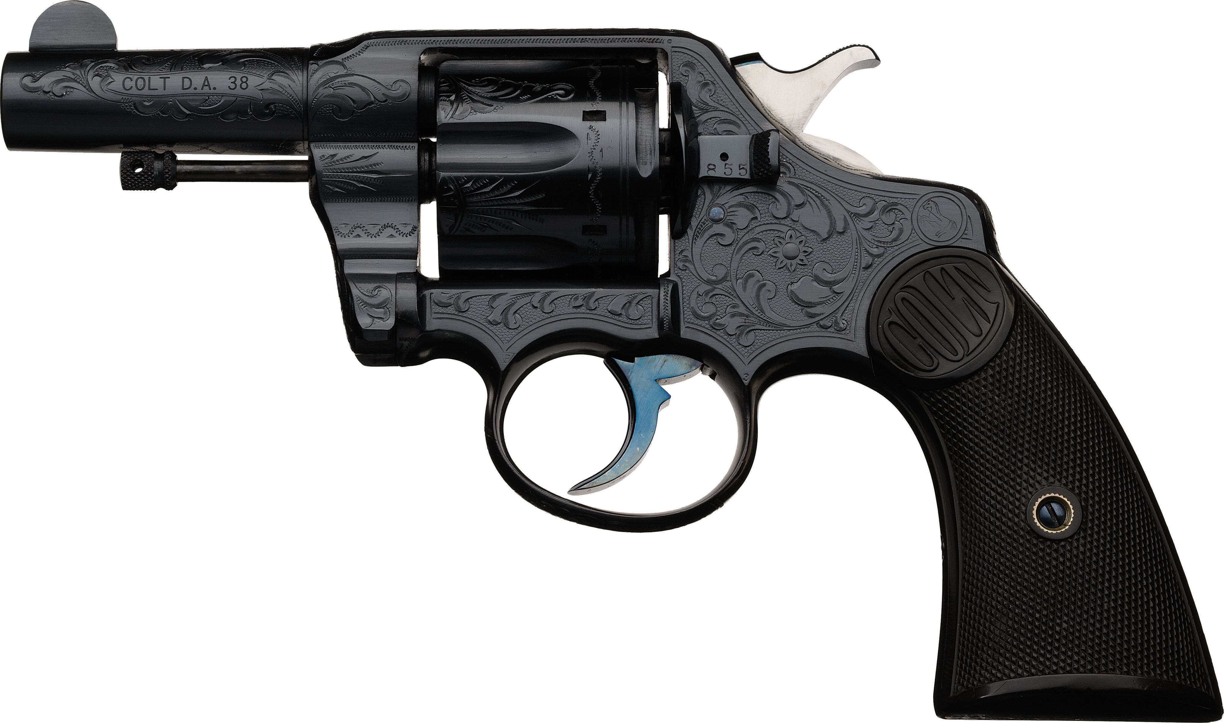 Signed Master Engraved Colt New Navy Revolver with Letters | Rock ...