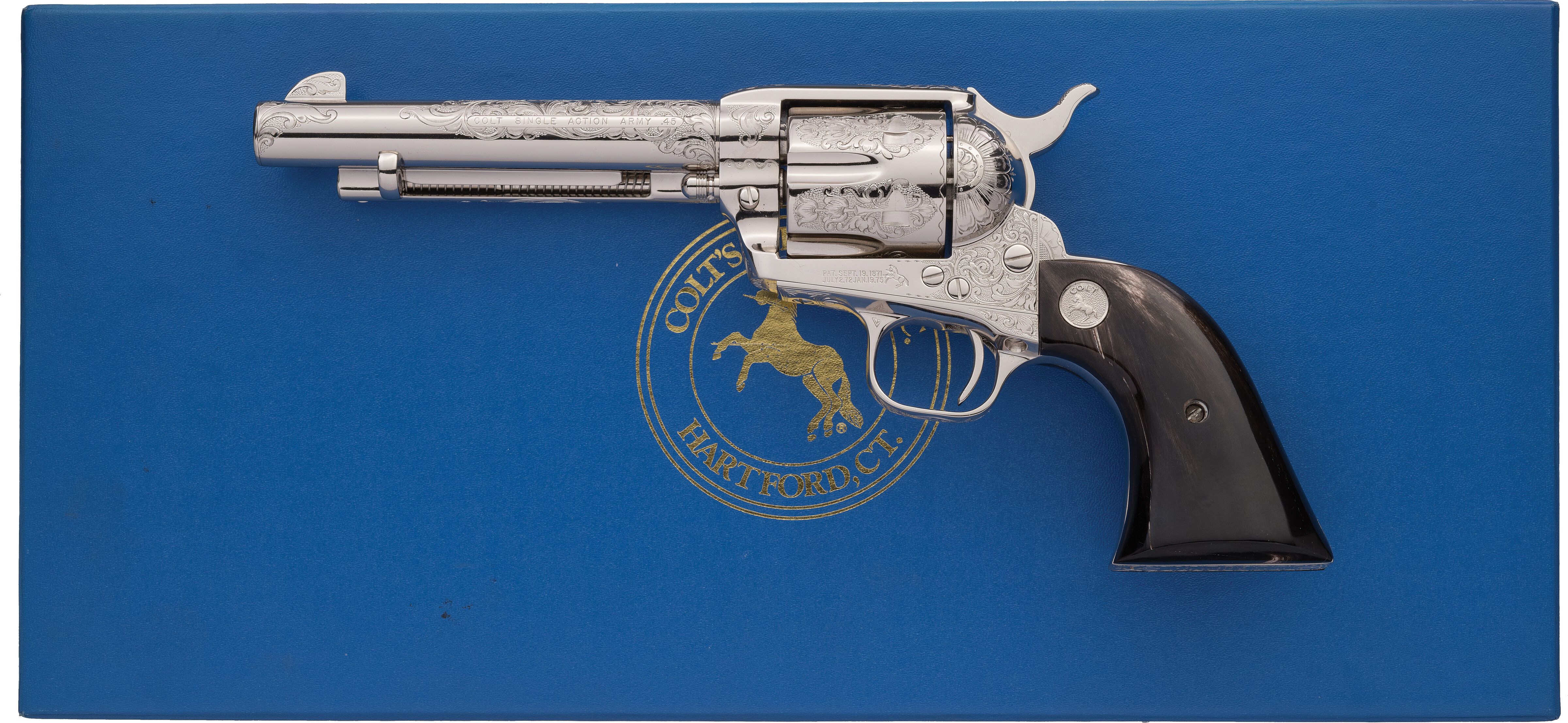Colt 3rd Gen SAA "The Old World Engravers Sampler" Revolver | Rock ...