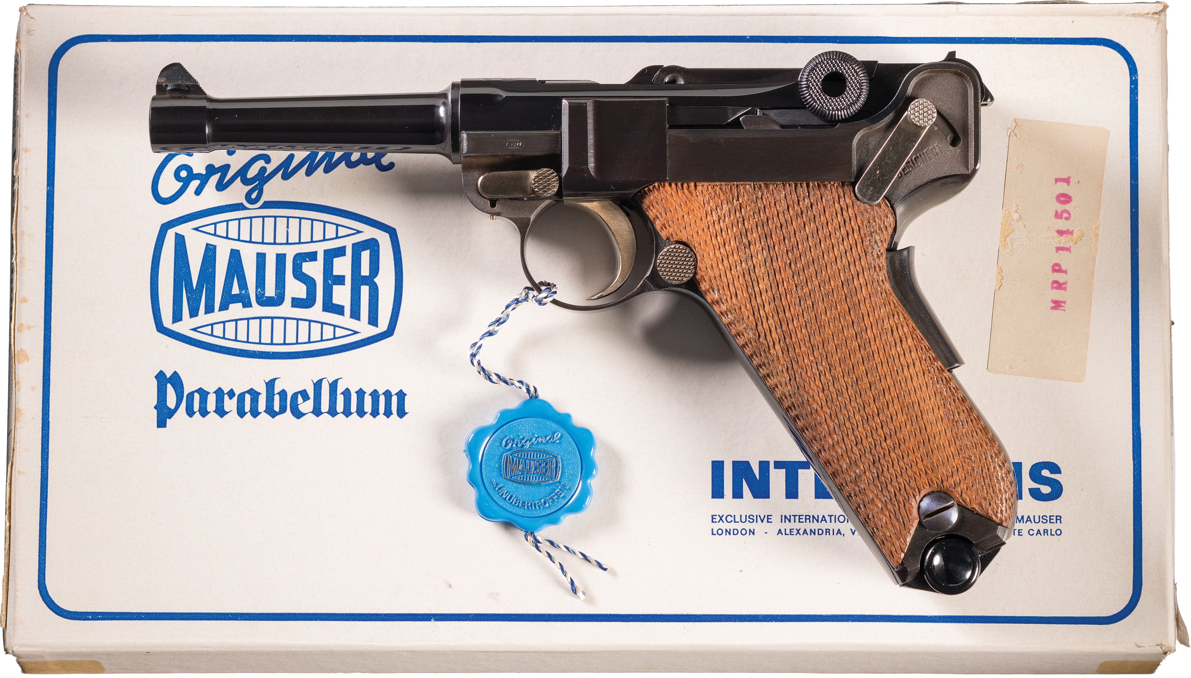 Mauser/Interarms Parabellum 29/70 Luger Pistol with Box | Rock Island ...