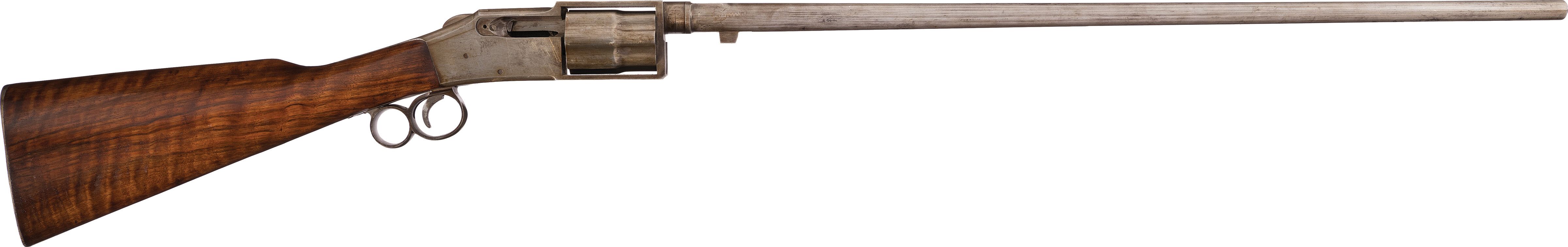 Experimental/Prototype Centerfire Lever Action Revolving Rifle | Rock ...