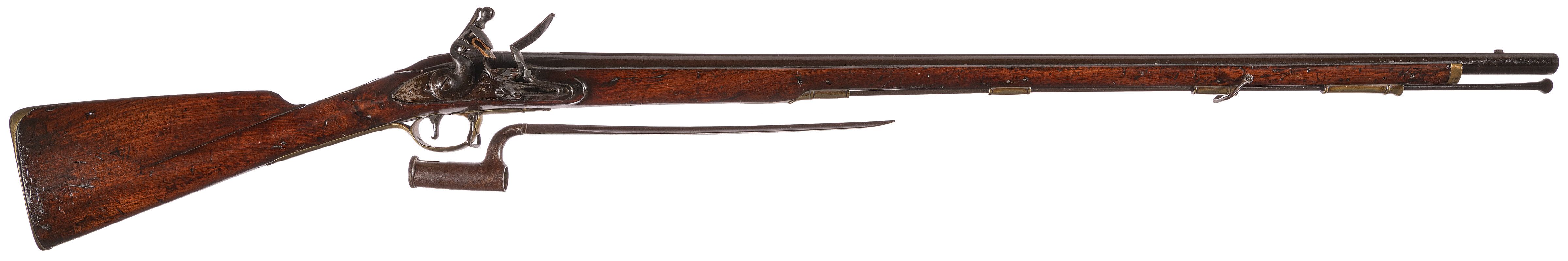 British Flintlock Light Musket/ Fusil with Bayonet | Rock Island Auction
