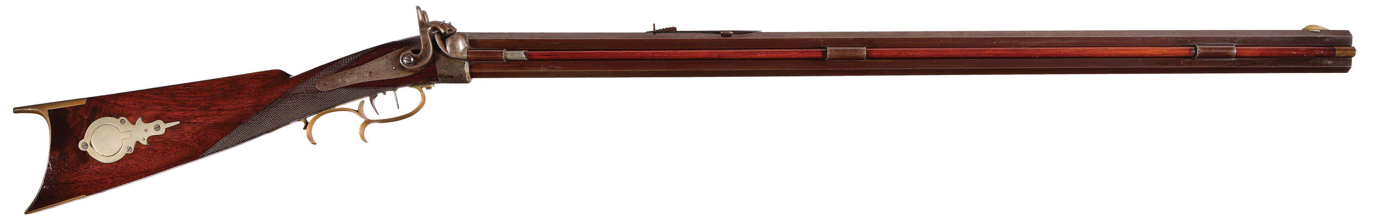J.H. Johnston Great Western Gun Works Percussion Double Rifle | Rock ...