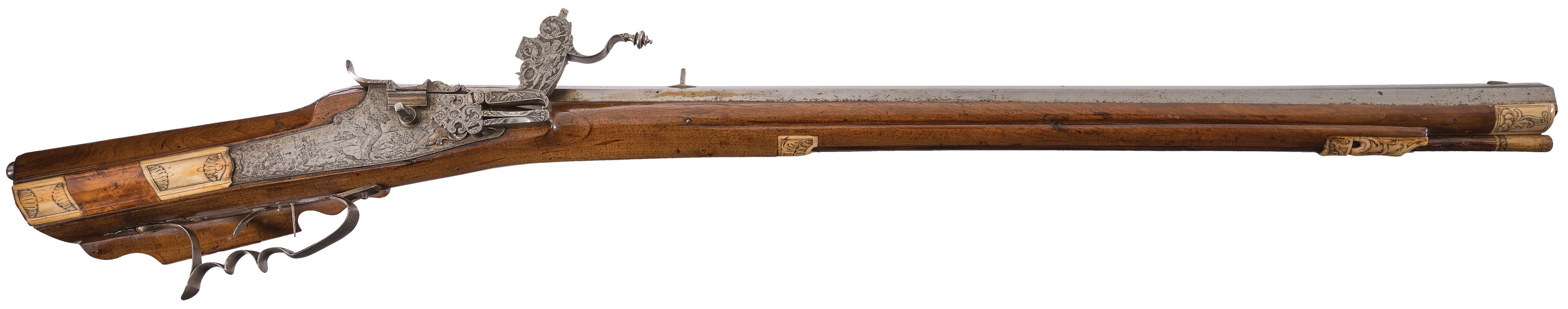 Philip Mueller Wheellock Sporting Rifle with Hexagonal Barrel | Rock ...