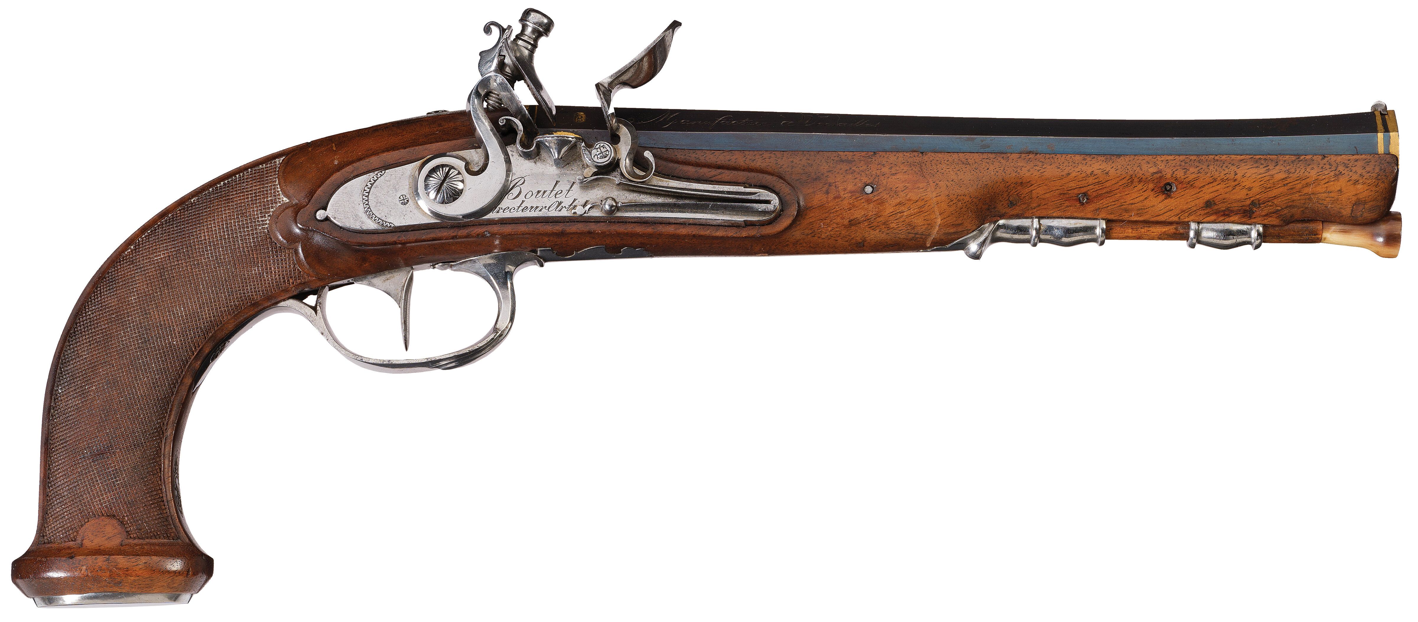 Flintlock Pistol by Nicolas Noel Boutet at Versailles | Rock Island Auction