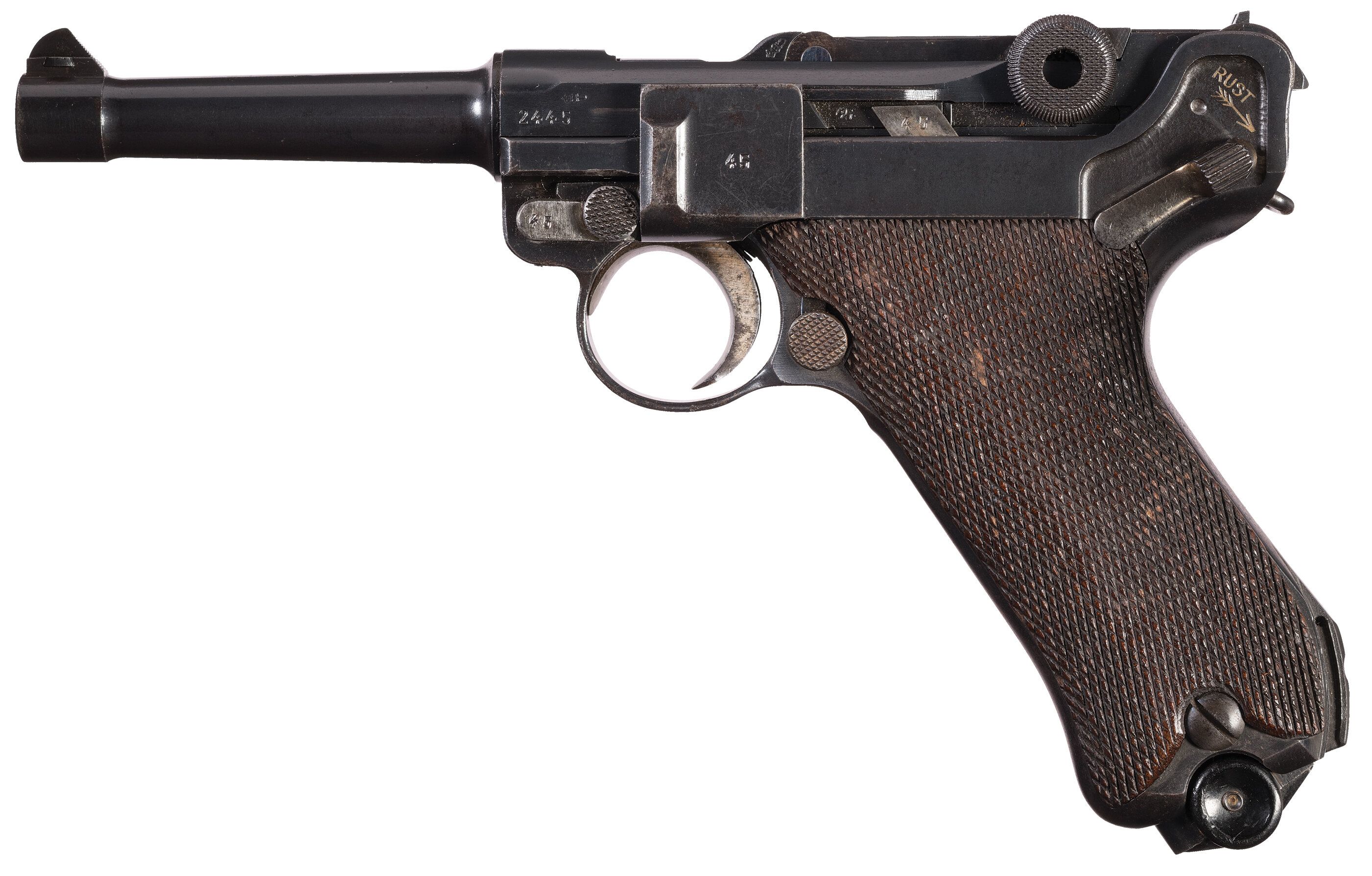 Dutch Navy Contract Mauser Banner "1939" Dated Luger Pistol | Rock ...