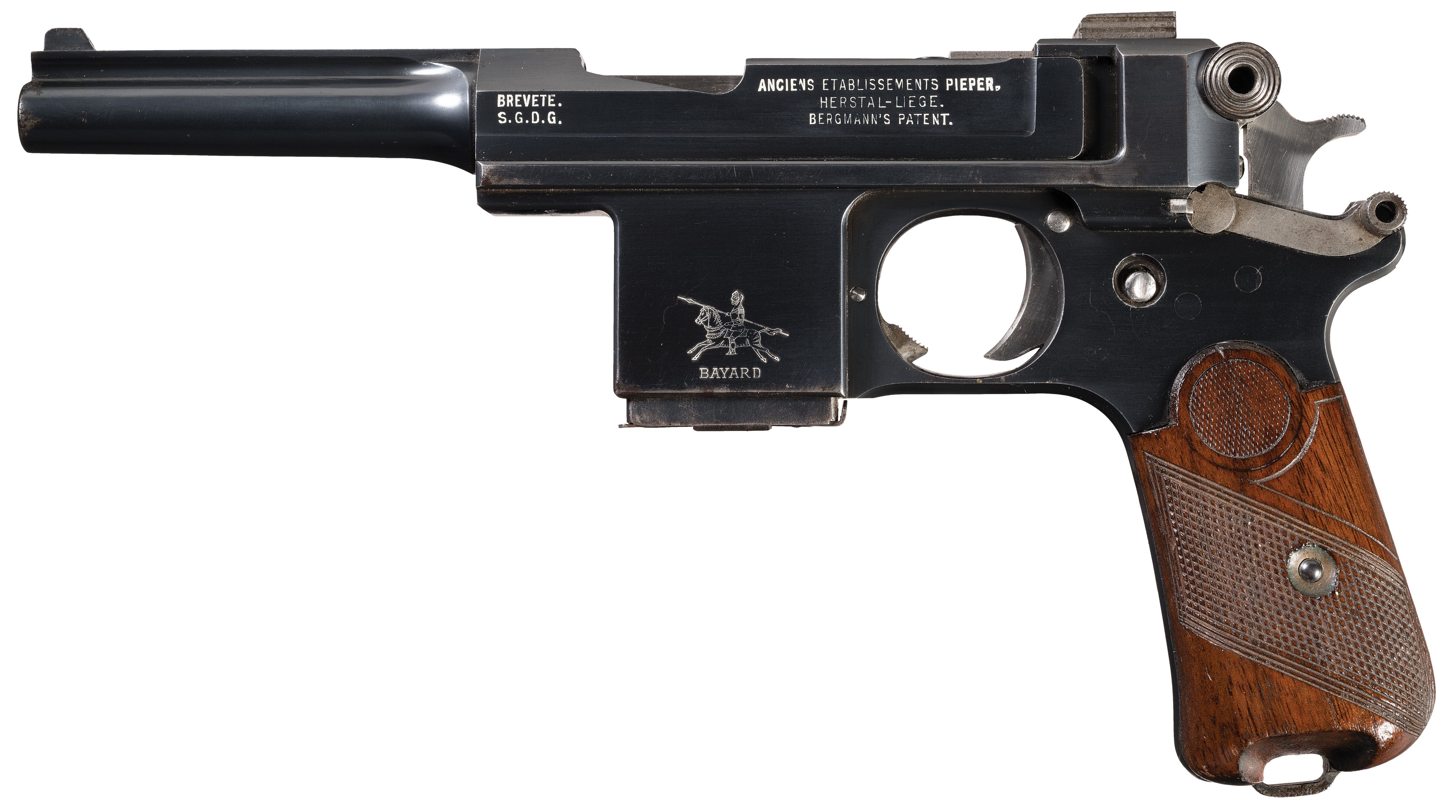 Pieper-Bergmann Model 1908 Semi-Automatic Pistol | Rock Island Auction
