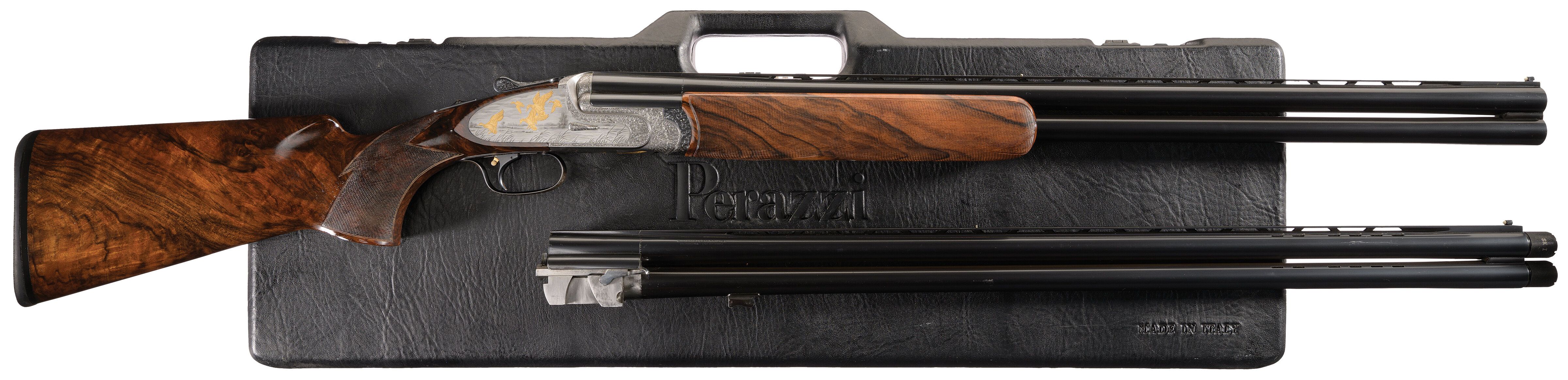 Galeazzi Engraved Perazzi SCO/C Over/Under Shotgun 2 Barrel Set | Rock ...