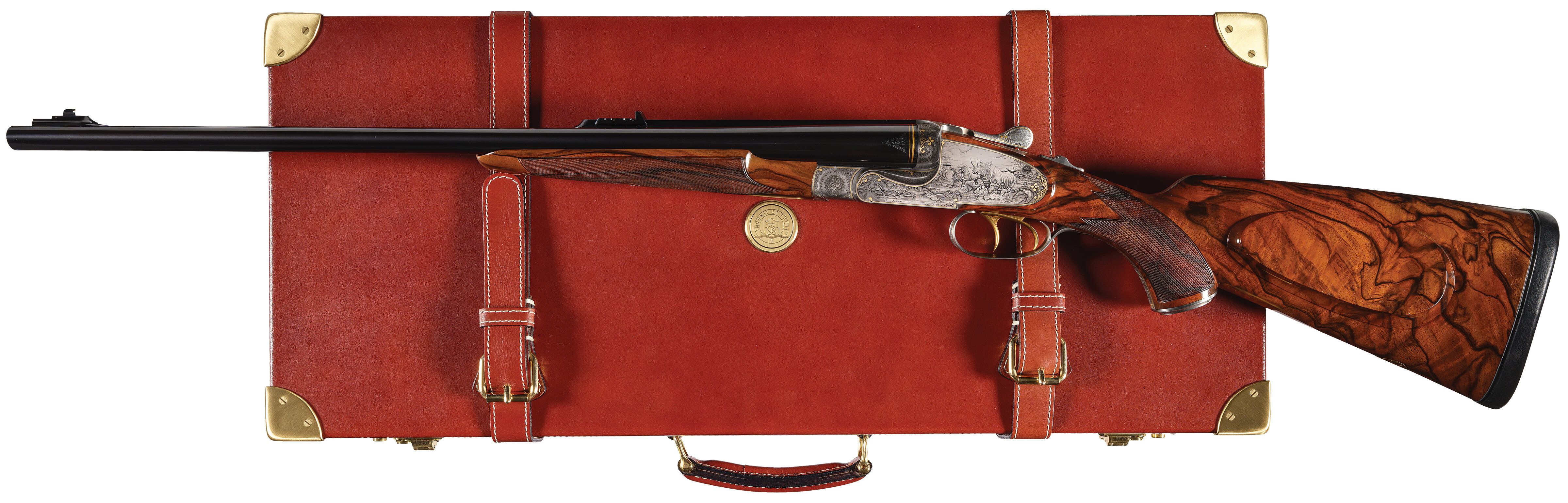 Hauptmann African Big Five Themed Dangerous Game Ejector Rifle | Rock ...