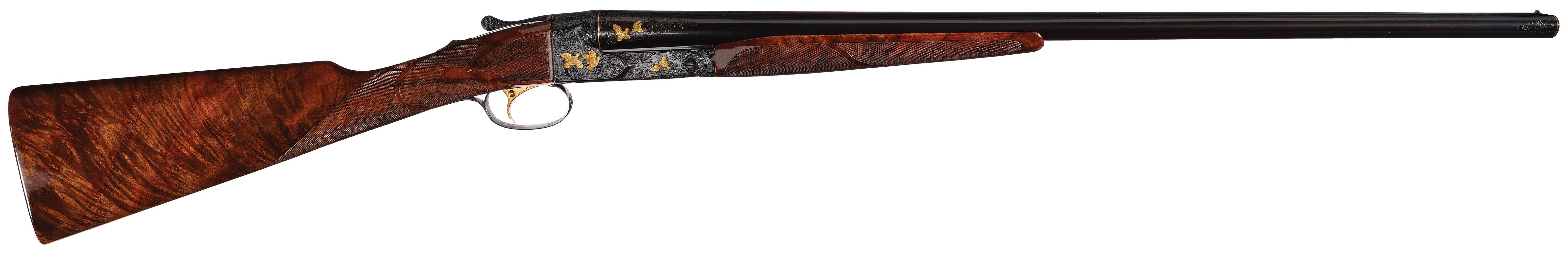 Angelo Bee Engraved Winchester 20 Gauge Model 21 Shotgun | Rock Island ...