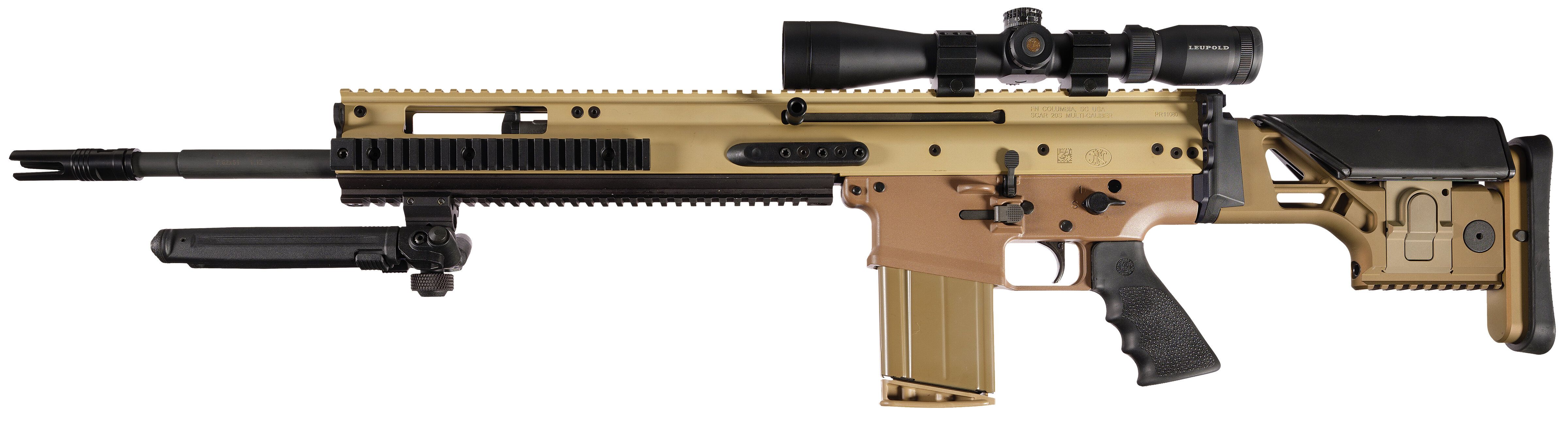 FN America SCAR 20S Precision Rifle with Leupold Scope and Box | Rock ...