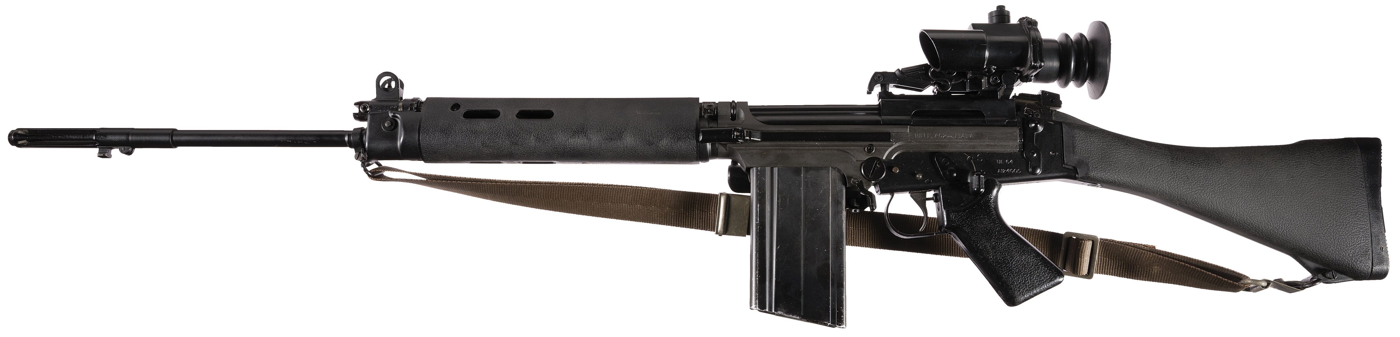 Pre-Ban Lithgow/Eden L1A1A FAL Rifle with L2A2 SUIT Scope | Rock Island ...
