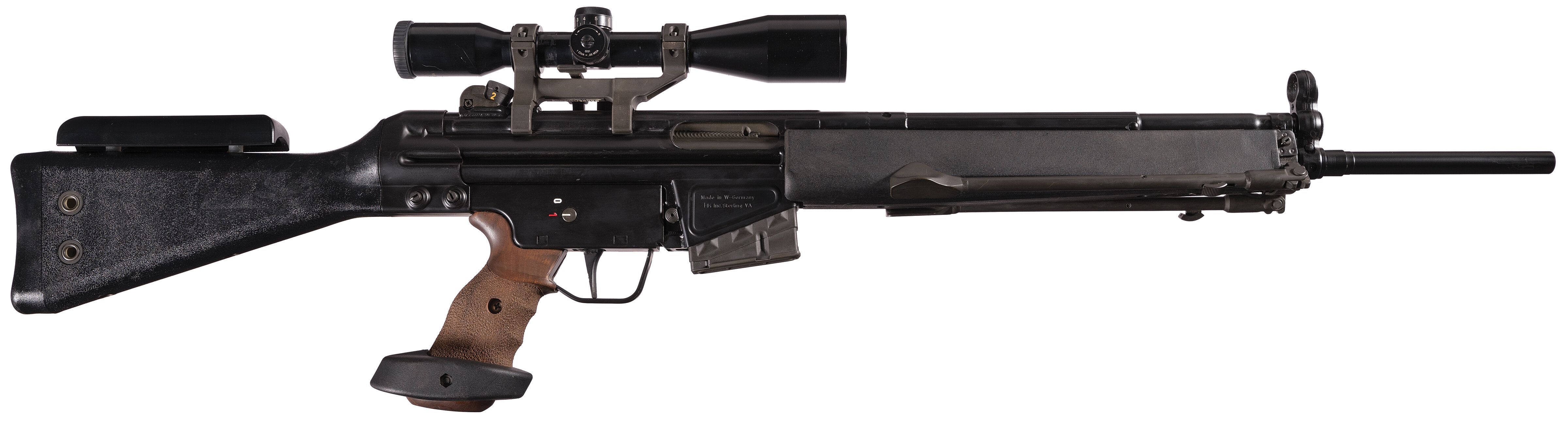 H&K SR9 Sporting Rifle with Scope and Bipod | Rock Island Auction