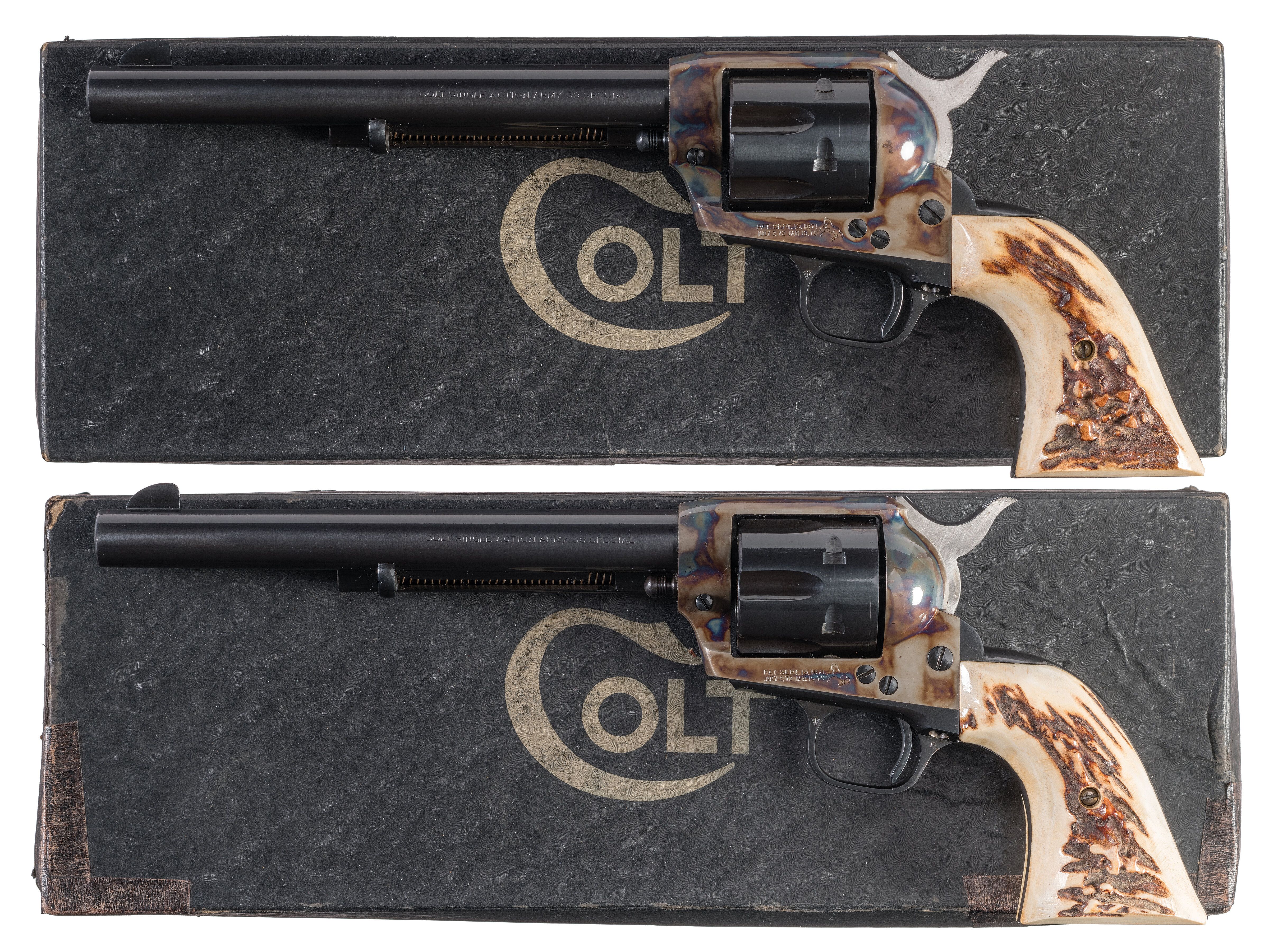 Consecutive Pair of Colt 2nd Gen Single Action Army Revolvers | Rock ...