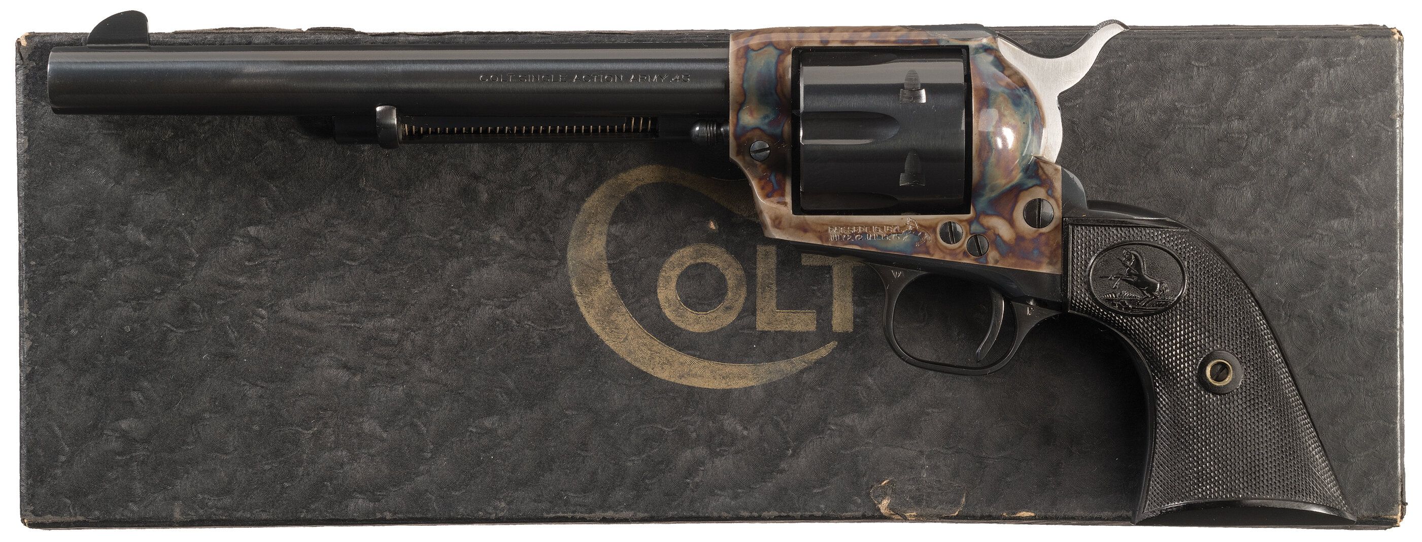 Colt Second Generation Single Action Army with Box | Rock Island Auction