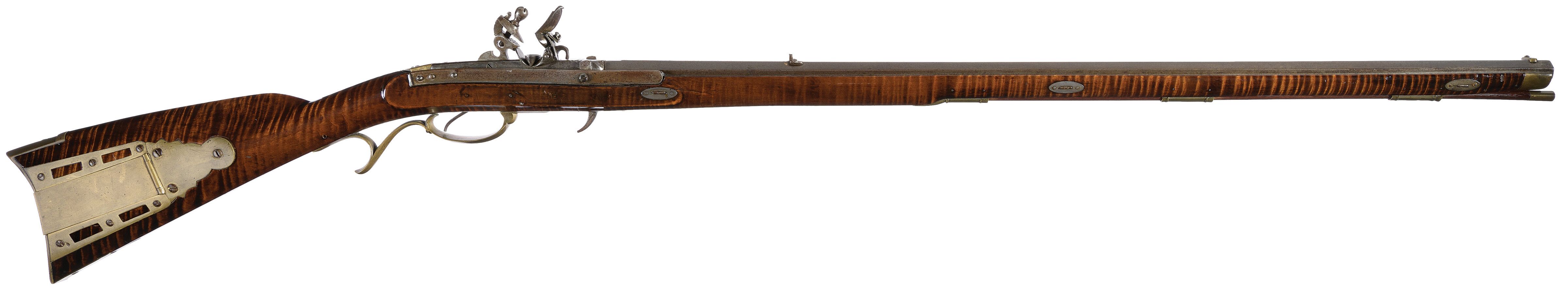 John Hall Patent Breech Loading Kentucky Sporting Rifle | Rock Island ...