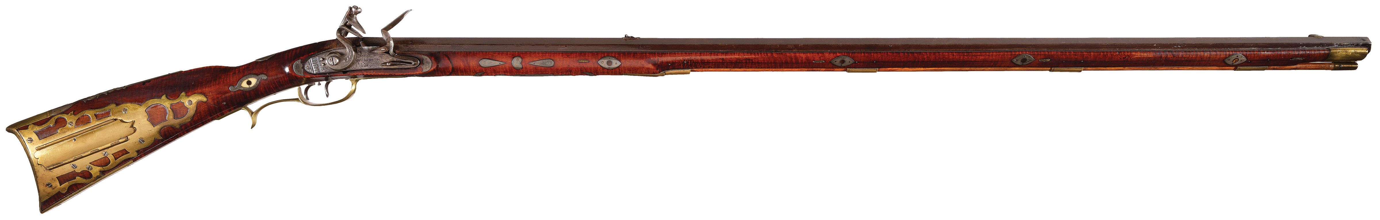 Golden Age American Long Rifle by Jacob Albright | Rock Island Auction