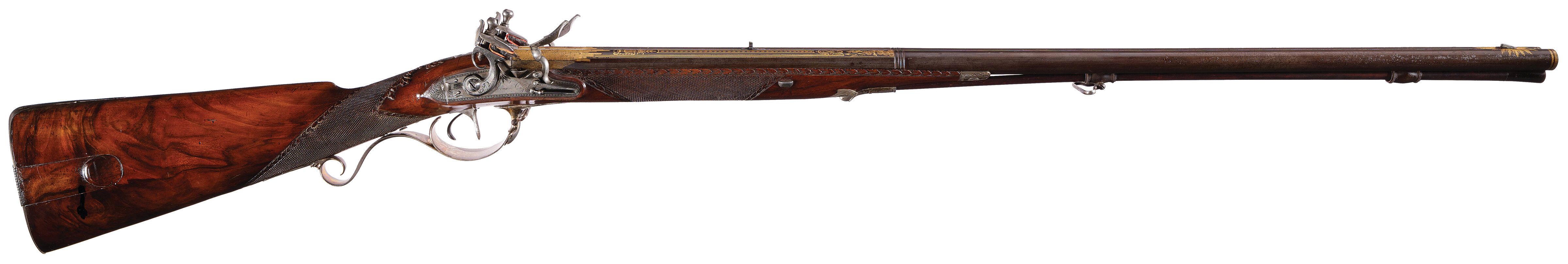 Crause of Cassel Flintlock Combination Ball and Shot Gun | Rock Island ...