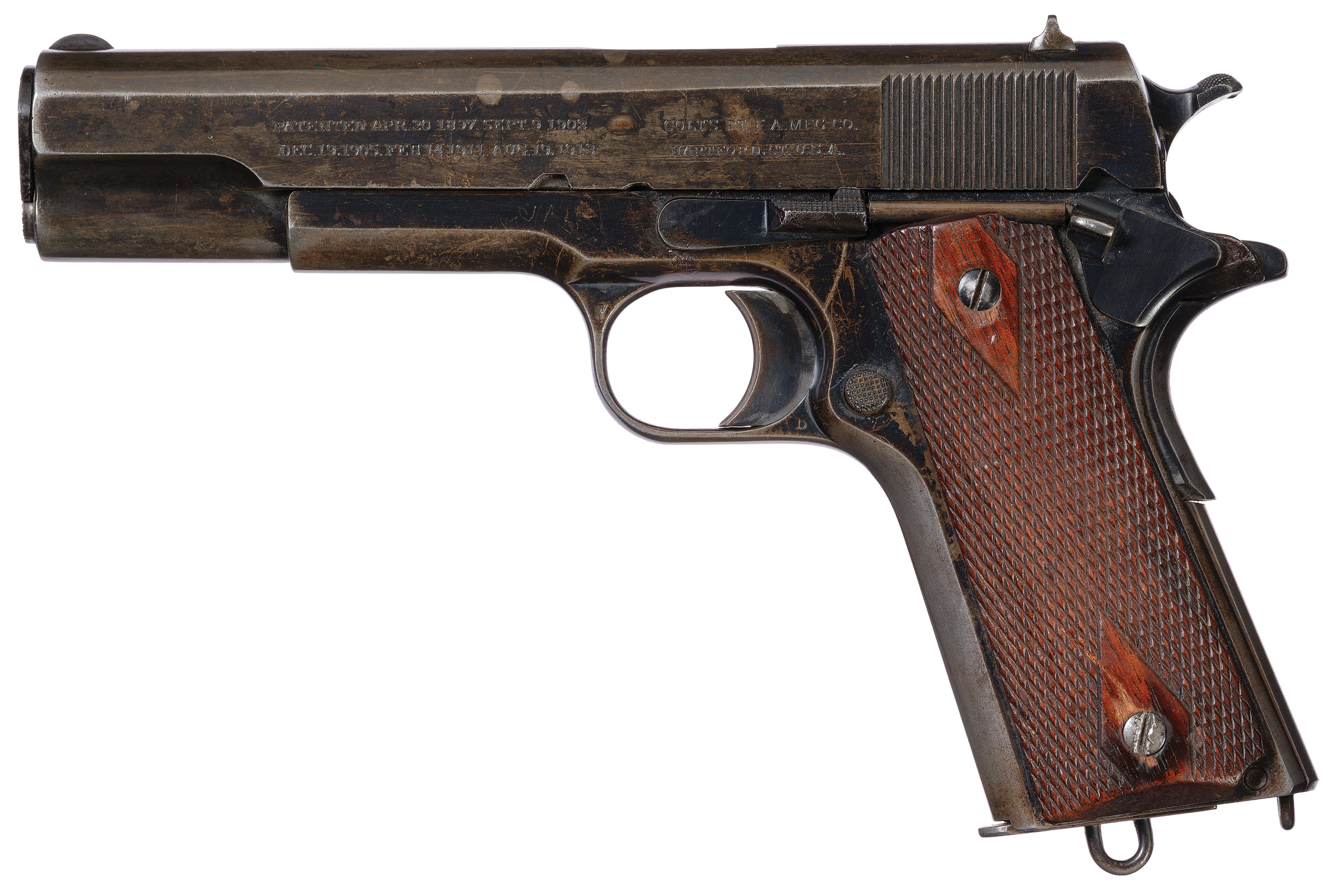 Russian Contract Colt Government Model Pistol with Holster | Rock ...