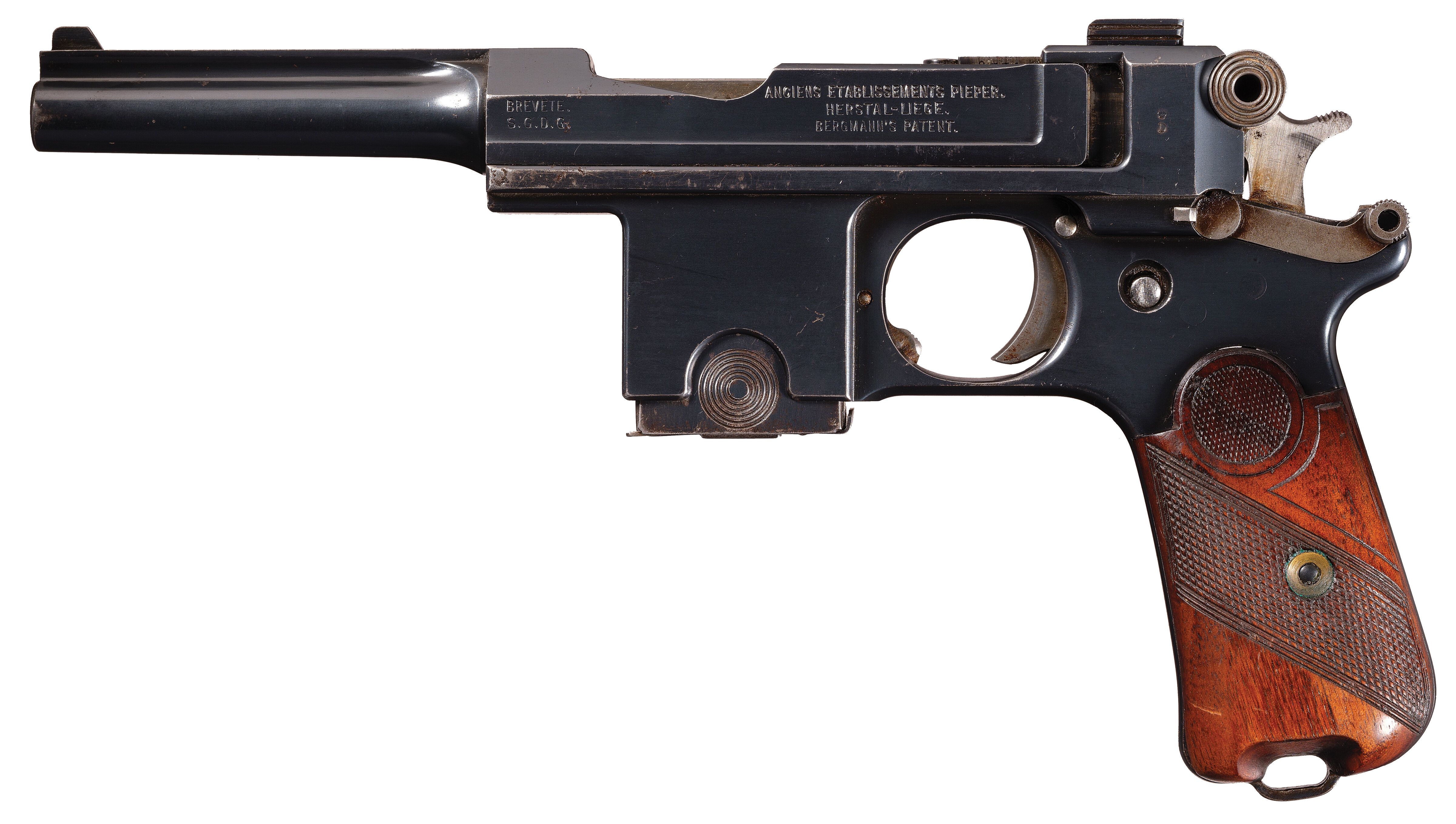 Danish Contract Pieper Bergmann Model 1910 Pistol | Rock Island Auction