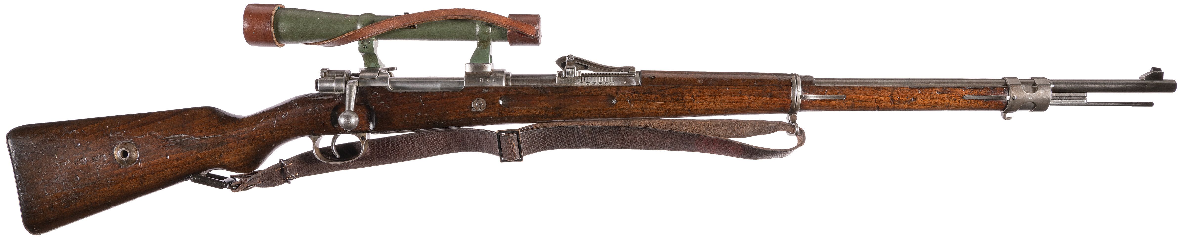 WWI Imperial German Gewehr 98 Sniper Rifle with Scope and Case | Rock ...