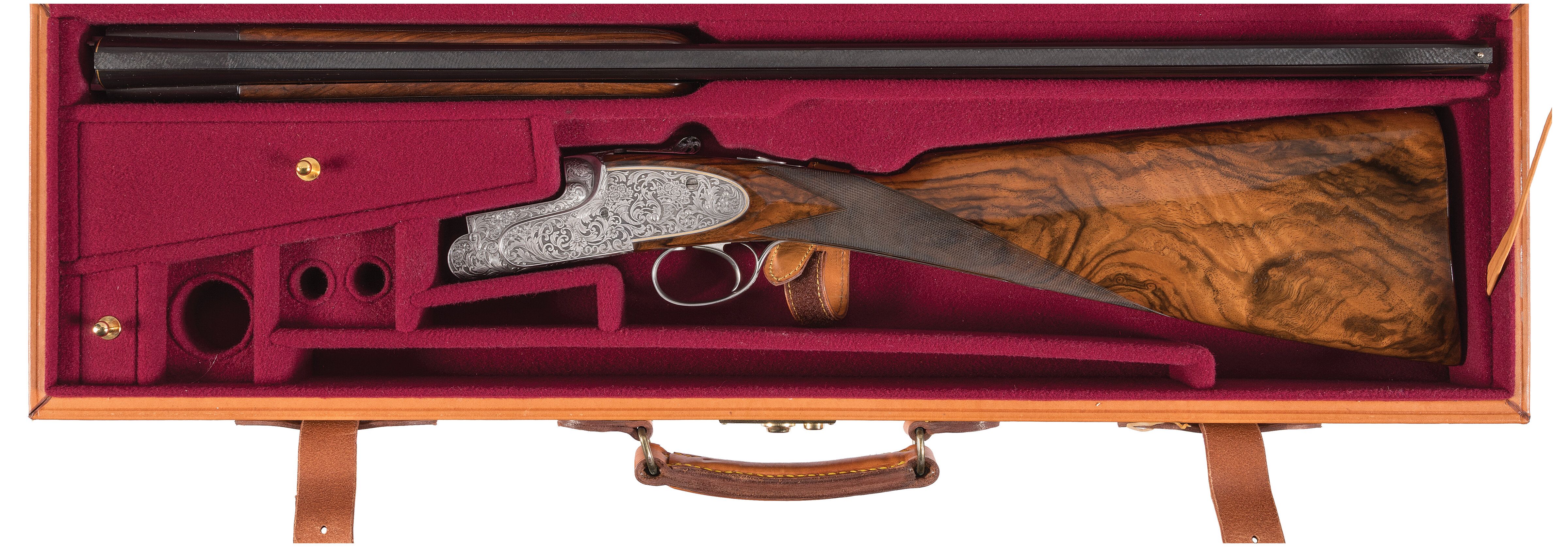 S. Panteghini Engraved S. Lucchini Sidelock Over/Under Shotgun | Rock ...