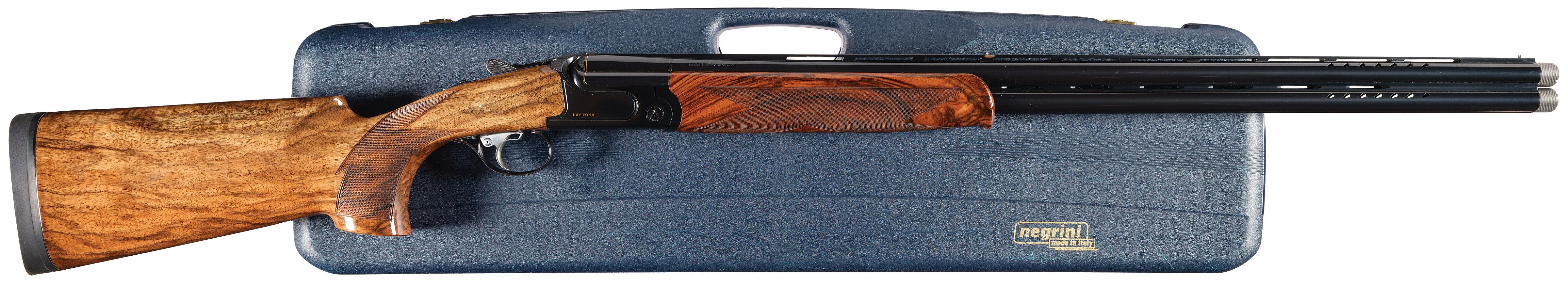 Engraved and Gold Inlaid Renato Gamba Daytona Over/Under Shotgun | Rock ...