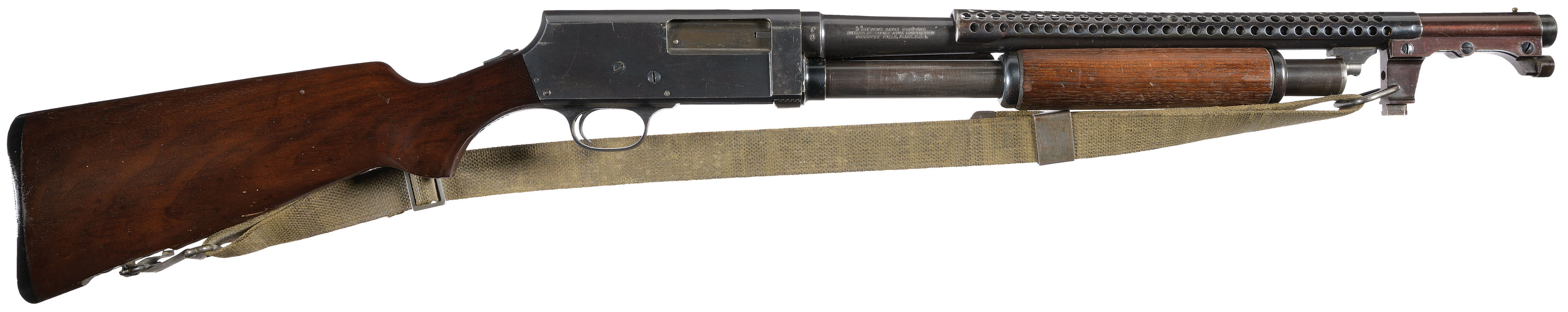WWII U.S. Stevens Model 520-30 Slide Action Trench Shotgun | Rock ...