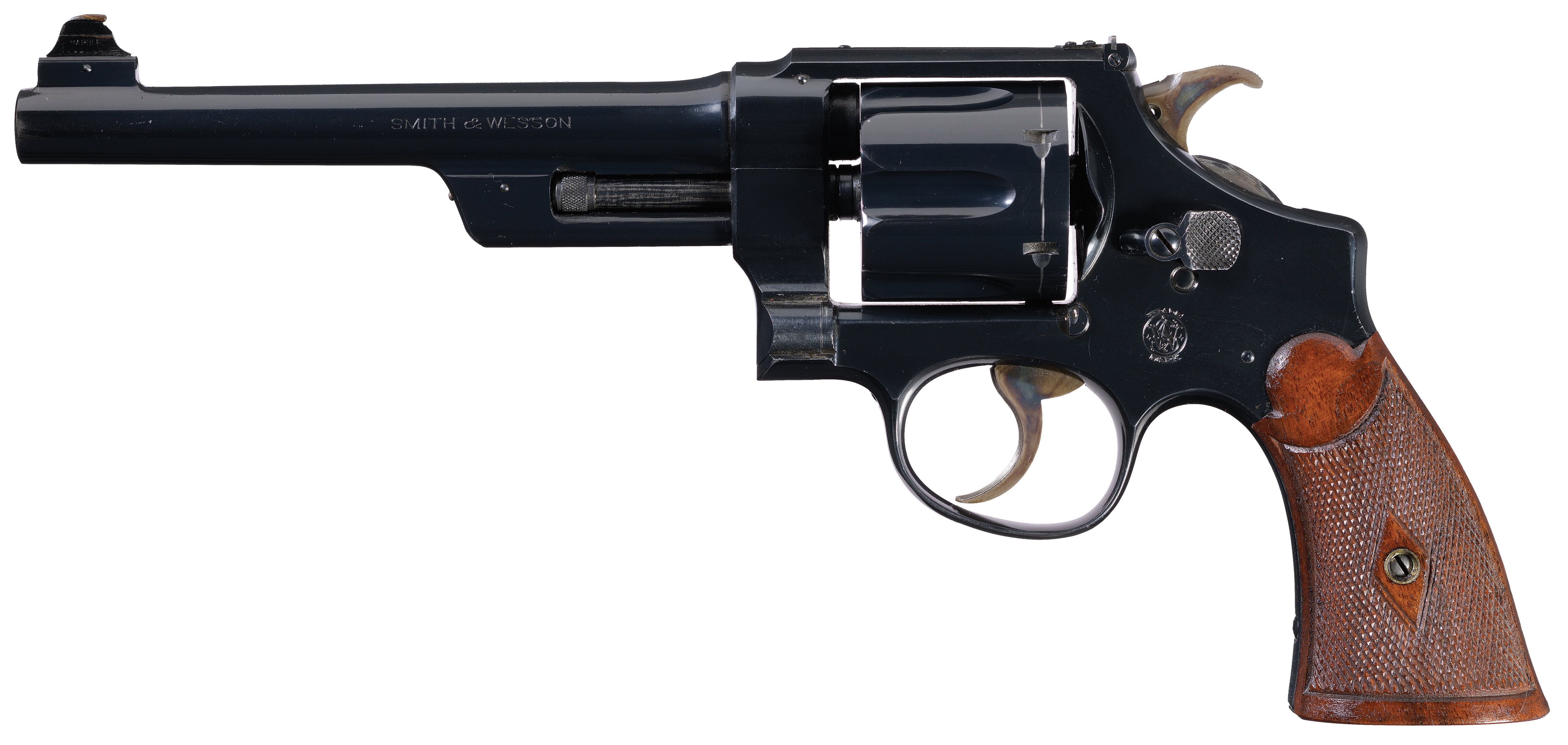 S&W .44 Hand Ejector 3rd Model Target "Wolf & Klar" Revolver | Rock ...