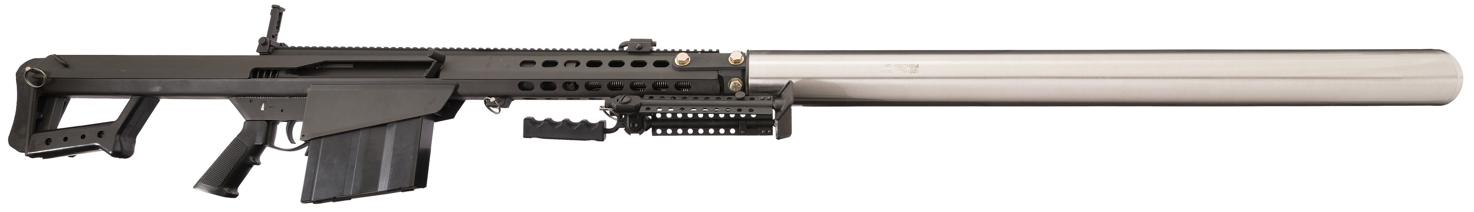 Custom Barrett M82A1 Rifle with Class III/NFA Silencer | Rock Island ...