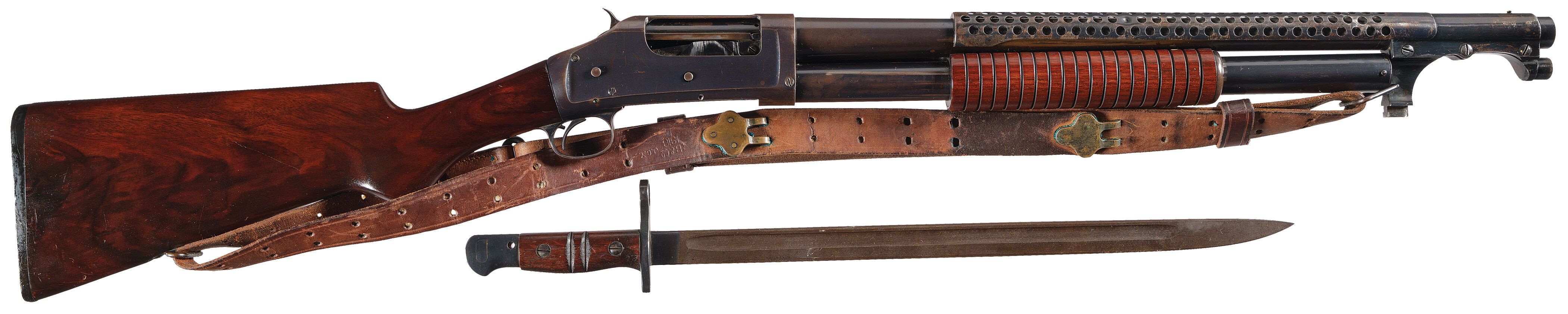 Winchester Model 1897 Trench Shotgun with Bayonet | Rock Island Auction
