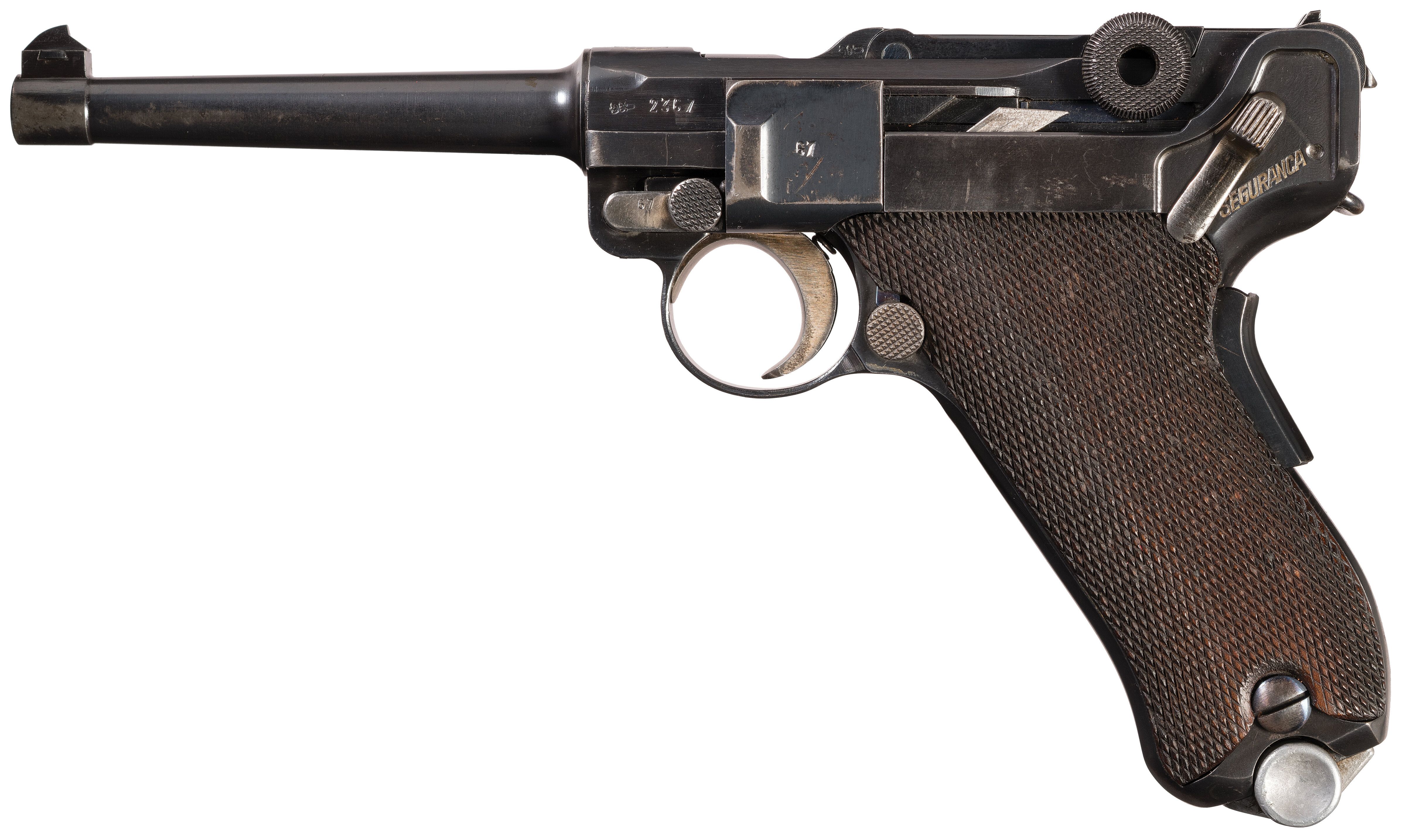 Mauser 1935/06 Portuguese "GNR" Luger with Holster | Rock Island Auction