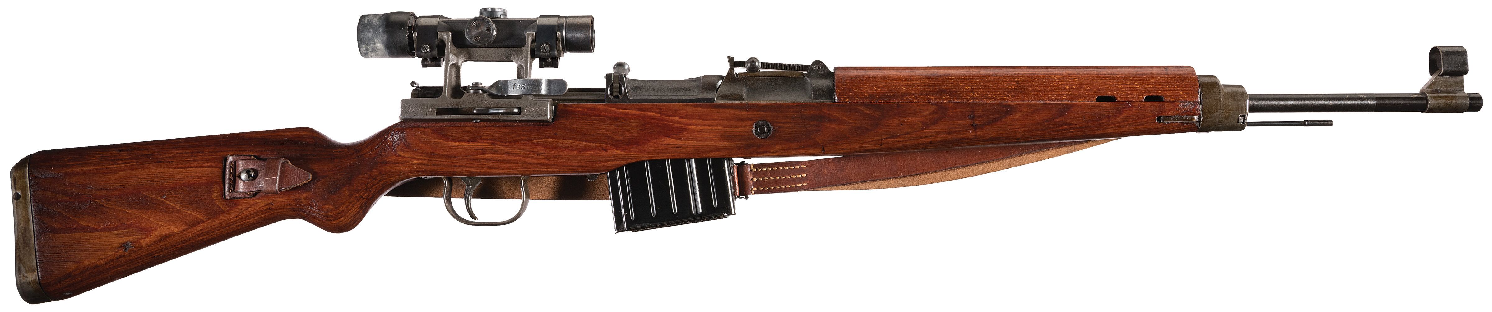 WWII German K43 "ac 45" Sniper Rifle with ZF4 Scope | Rock Island Auction