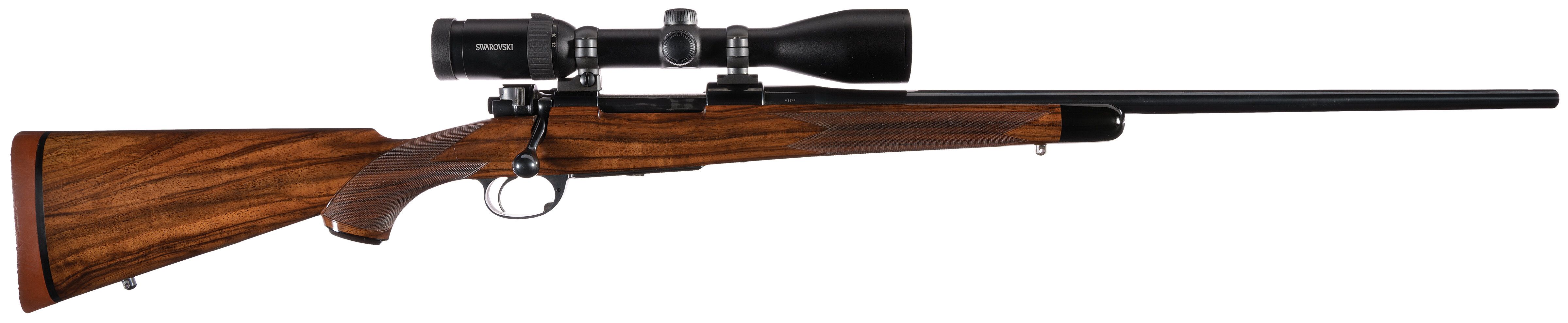 Silver Inlaid Mauser Standard Modell Rifle with Swarovski Scope | Rock ...