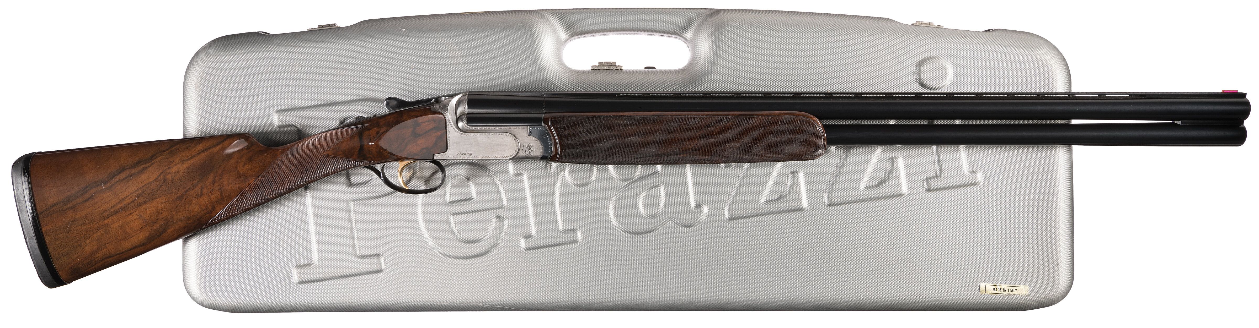 Engraved Perazzi MX12 Sporting Over/Under Shotgun with Case | Rock ...