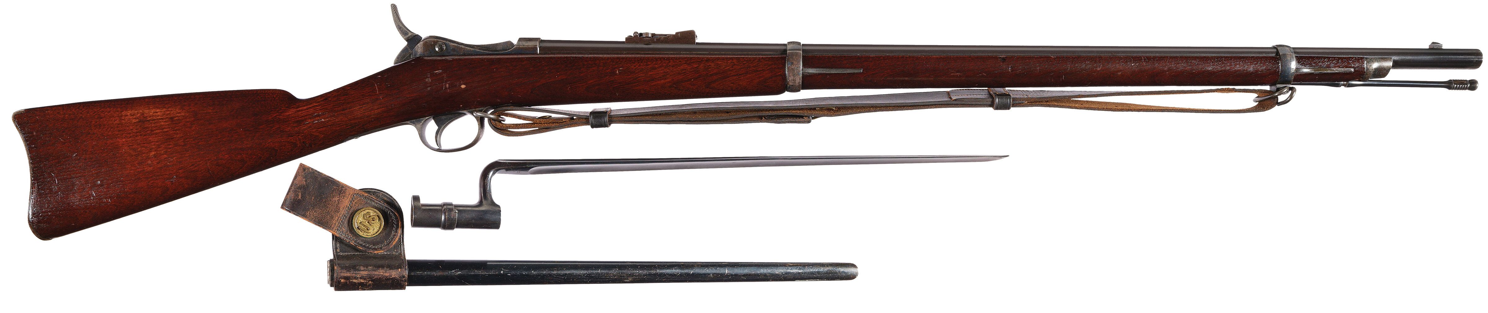 U.S. Springfield Lee Vertical Action Model 1875 Trapdoor Rifle | Rock ...
