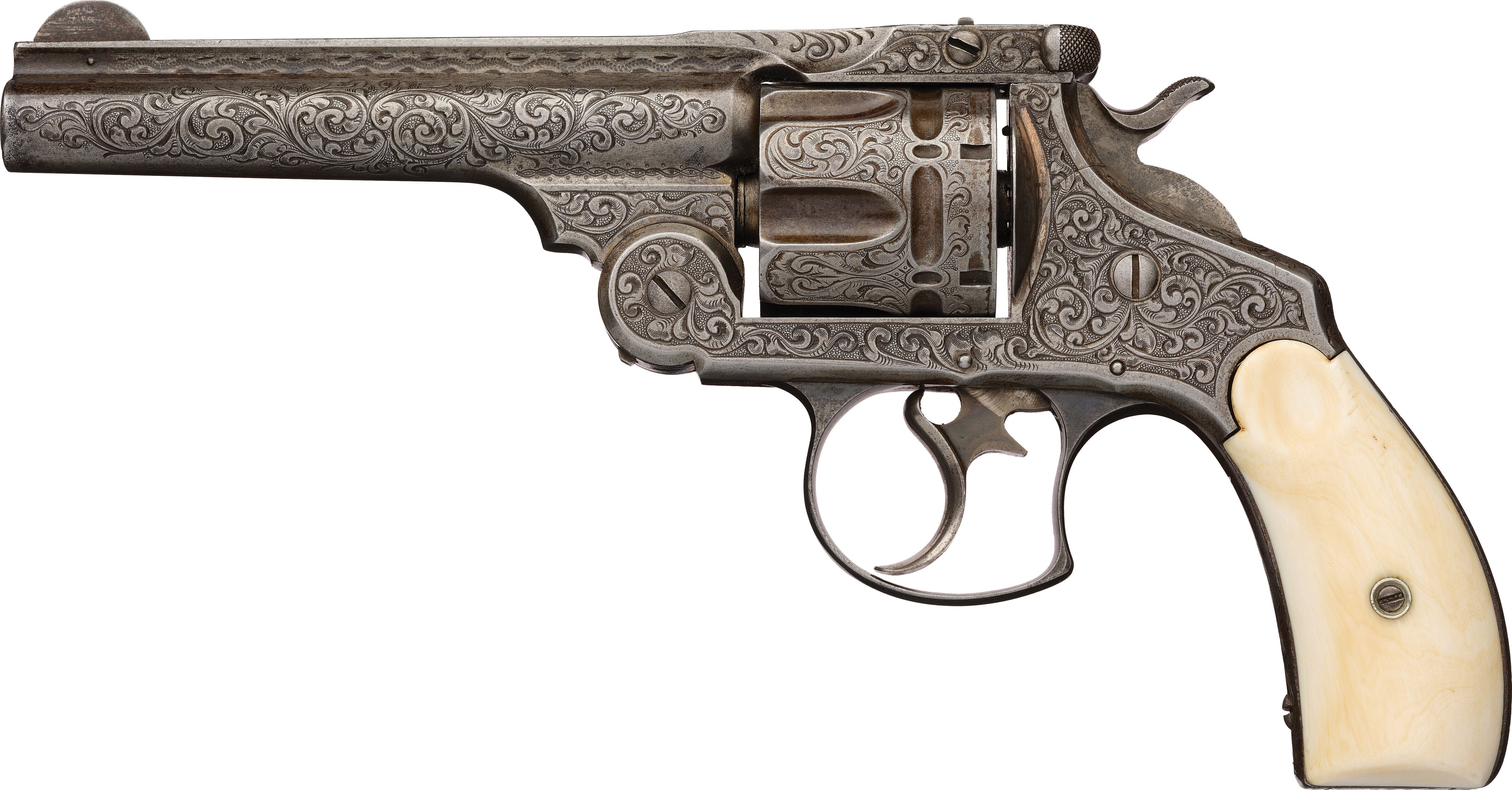 Engraved Smith & Wesson .44 Double Action Frontier Revolver | Rock ...