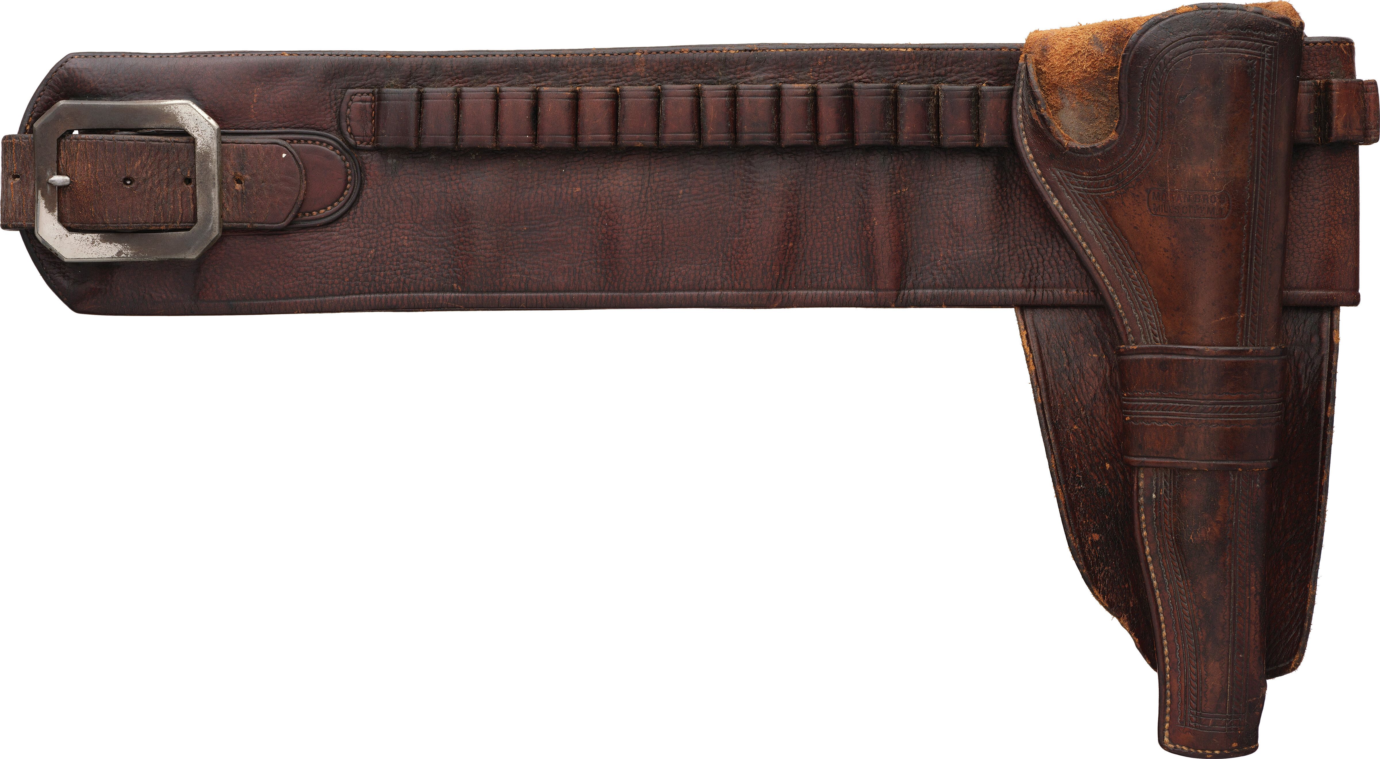 Moran Bros. "Mexican Loop" Colt Single Action Army Holster Rig | Rock ...