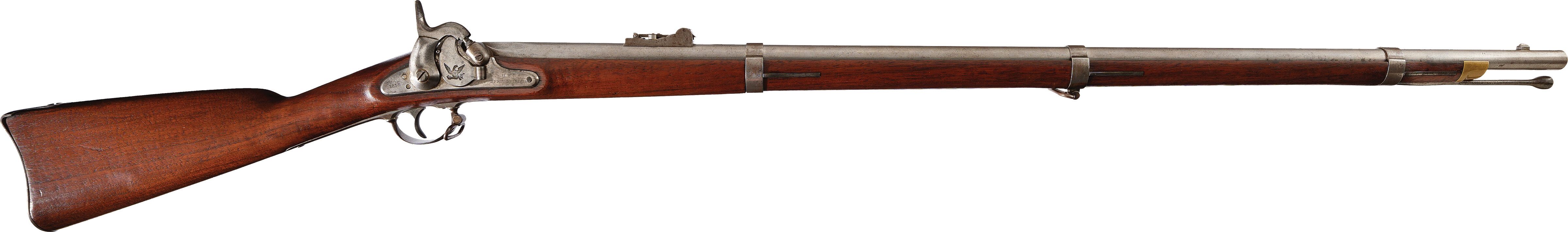 U.S. Springfield 1855 Rifle-Musket with Long Range Sight | Rock Island ...