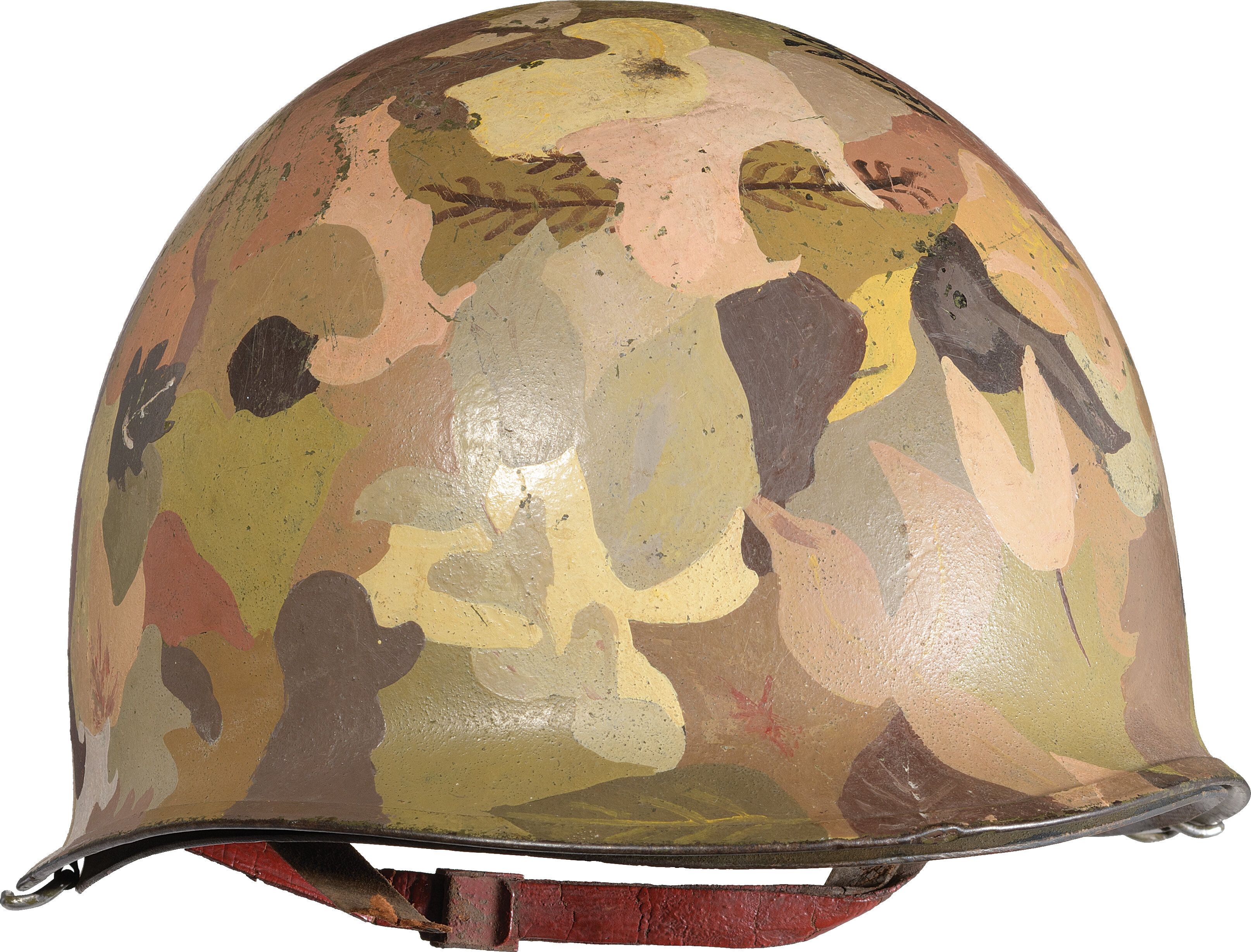 Custom Woodland Painted M1 Helmet | Rock Island Auction