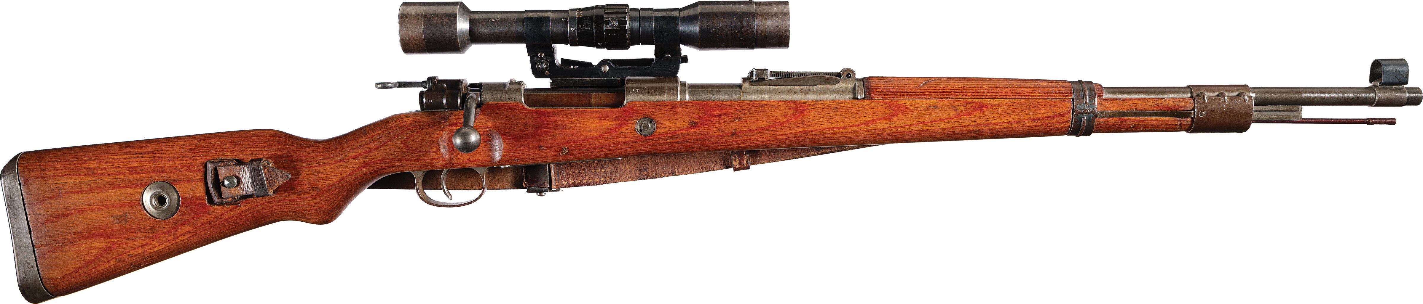 WWII German Gustloff Werke "bcd/4" K98k Long Rail Sniper Rifle | Rock ...
