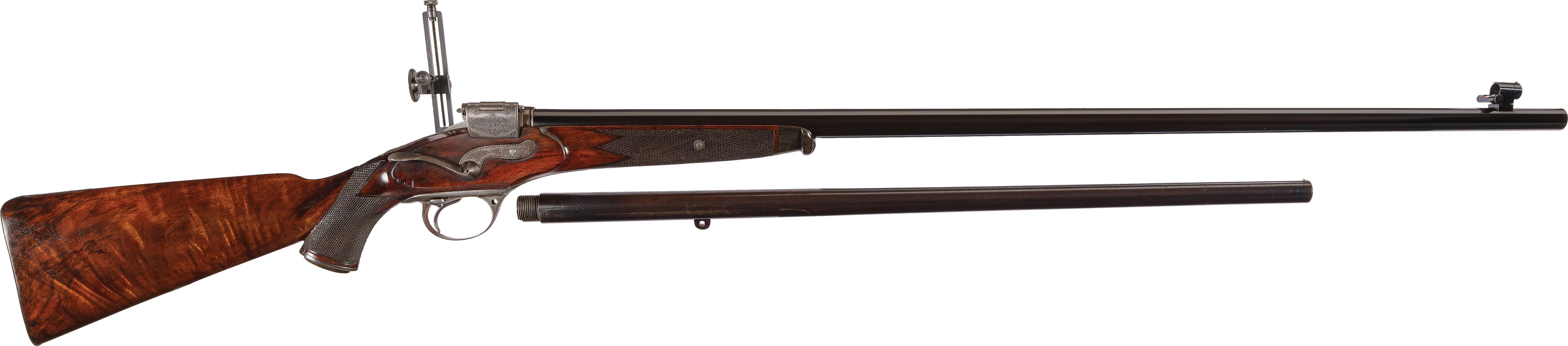 Engraved British William Soper Hinged Breech Block Target Rifle | Rock ...