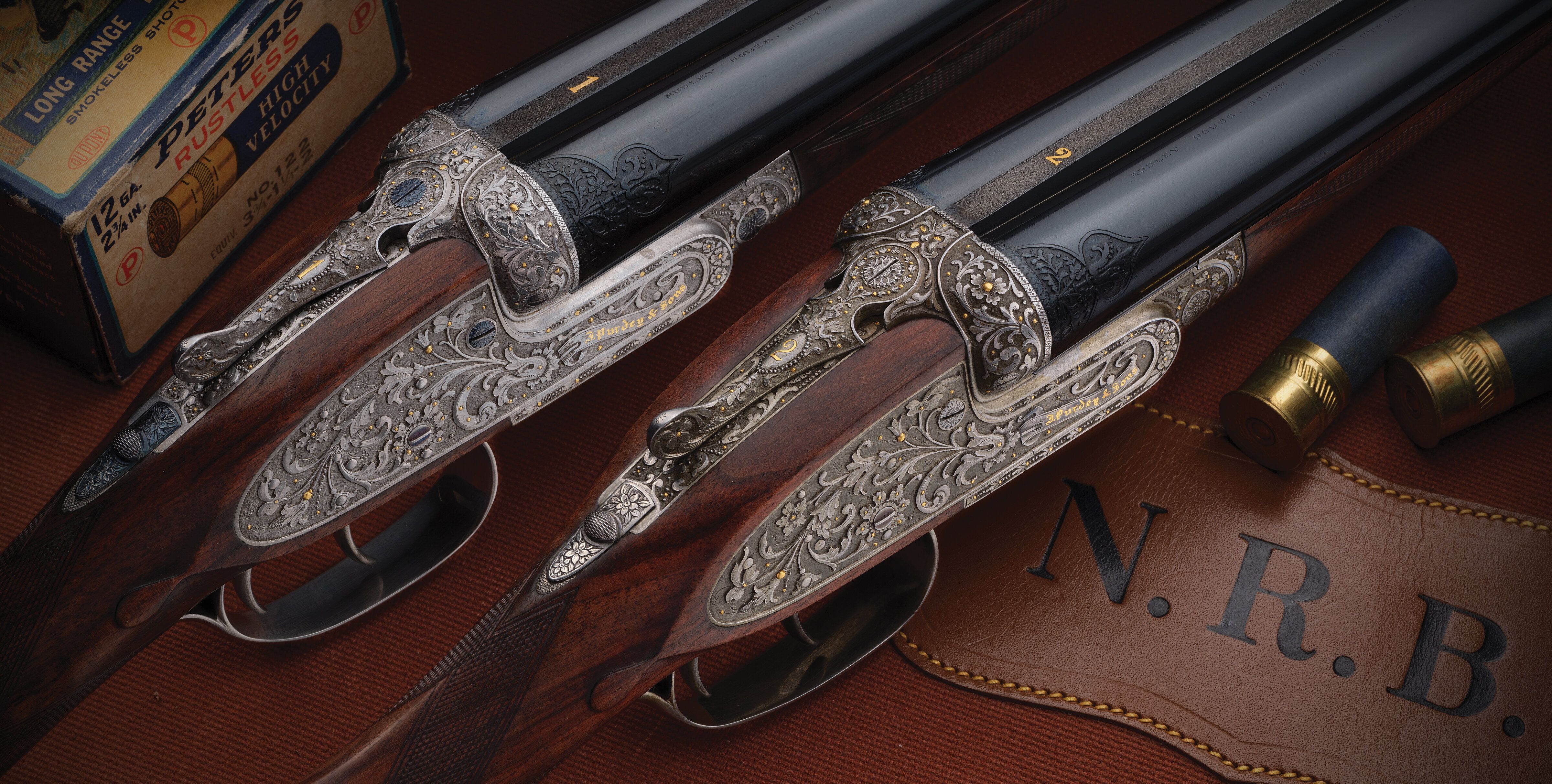Pair of Purdey Double Barrel Shotguns with Extra Barrels Sets | Rock ...