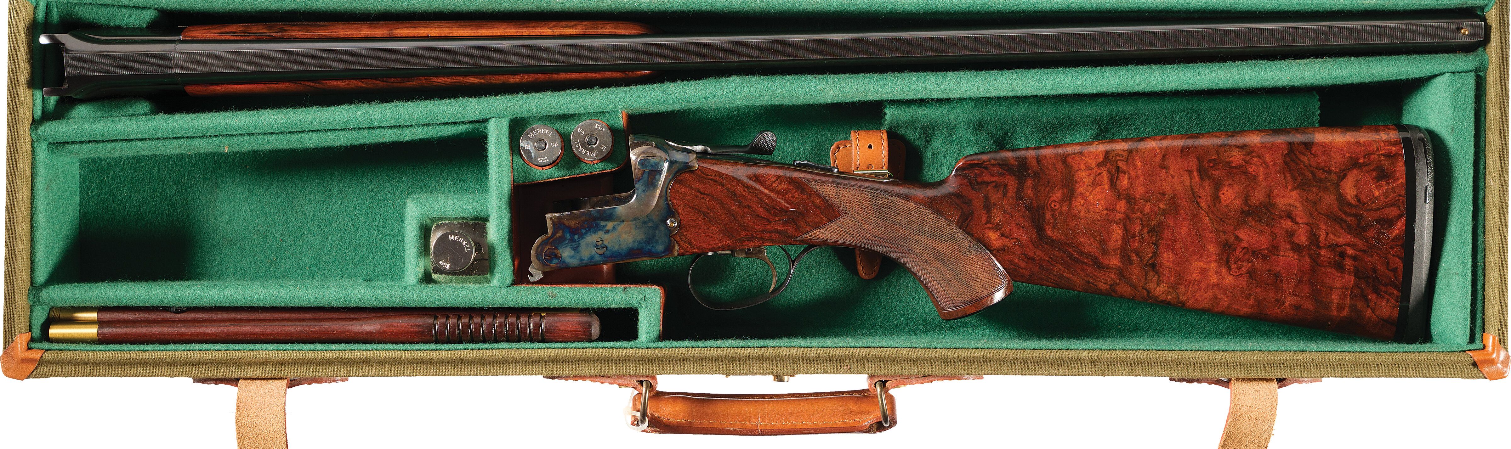 Gebruder Merkel Mod. 200 SC Boxlock Over/Under Shotgun with Case | Rock ...